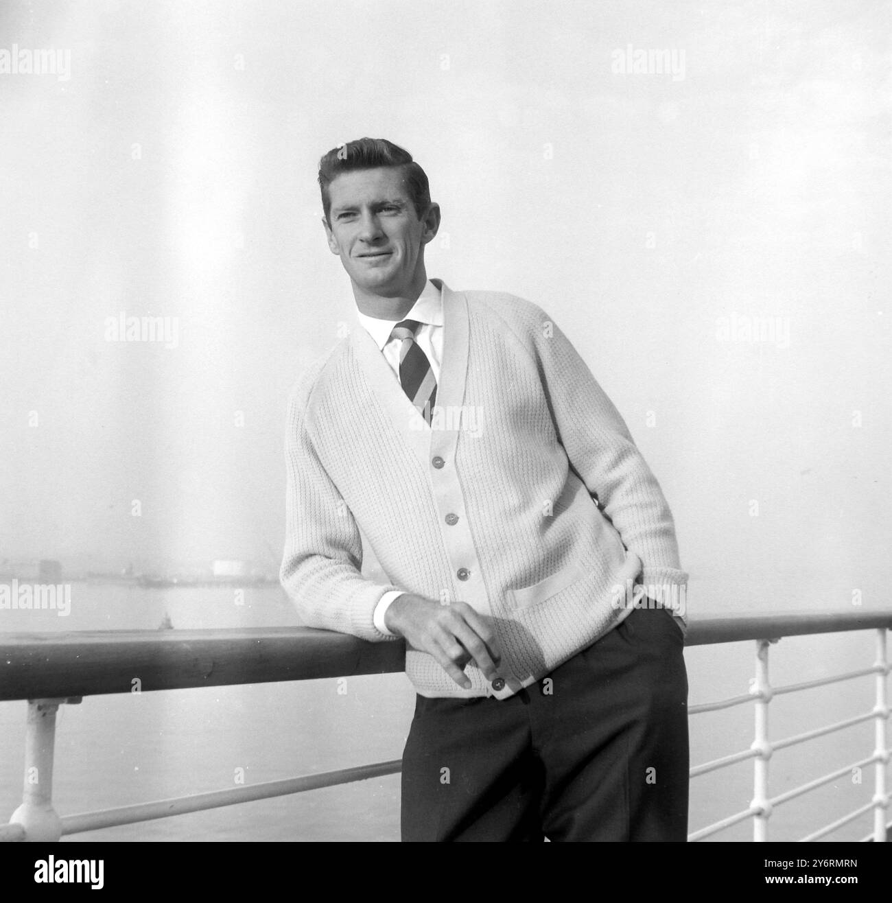 PETER WALKER ONBOARD TRANSVAAL CASTLE / 2 MARCH 1962 Stock Photo - Alamy