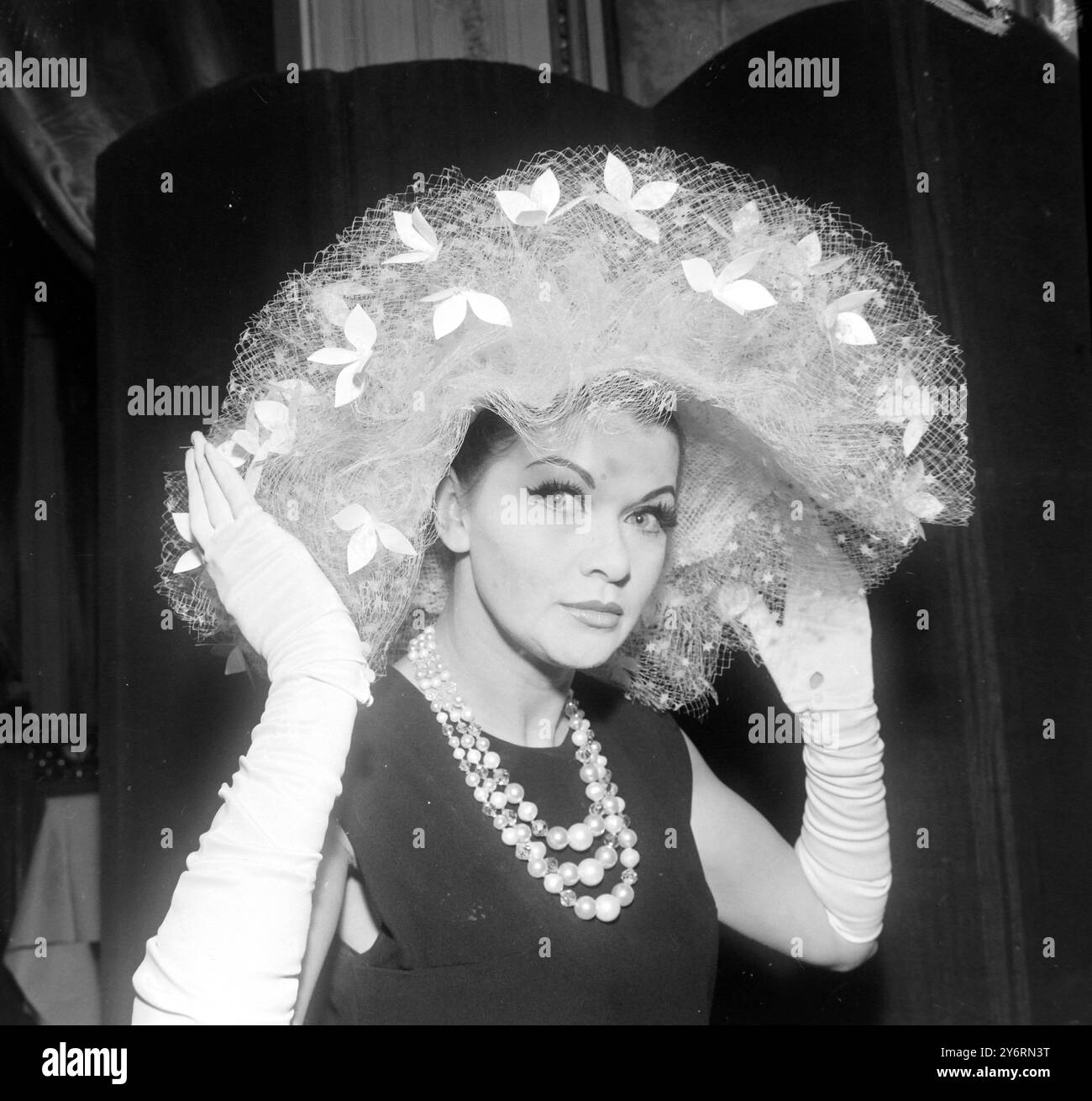 GILLARD PENNY MODELLING HAT FASHION HATS FROM MADAME VERNIER / 1 MARCH ...