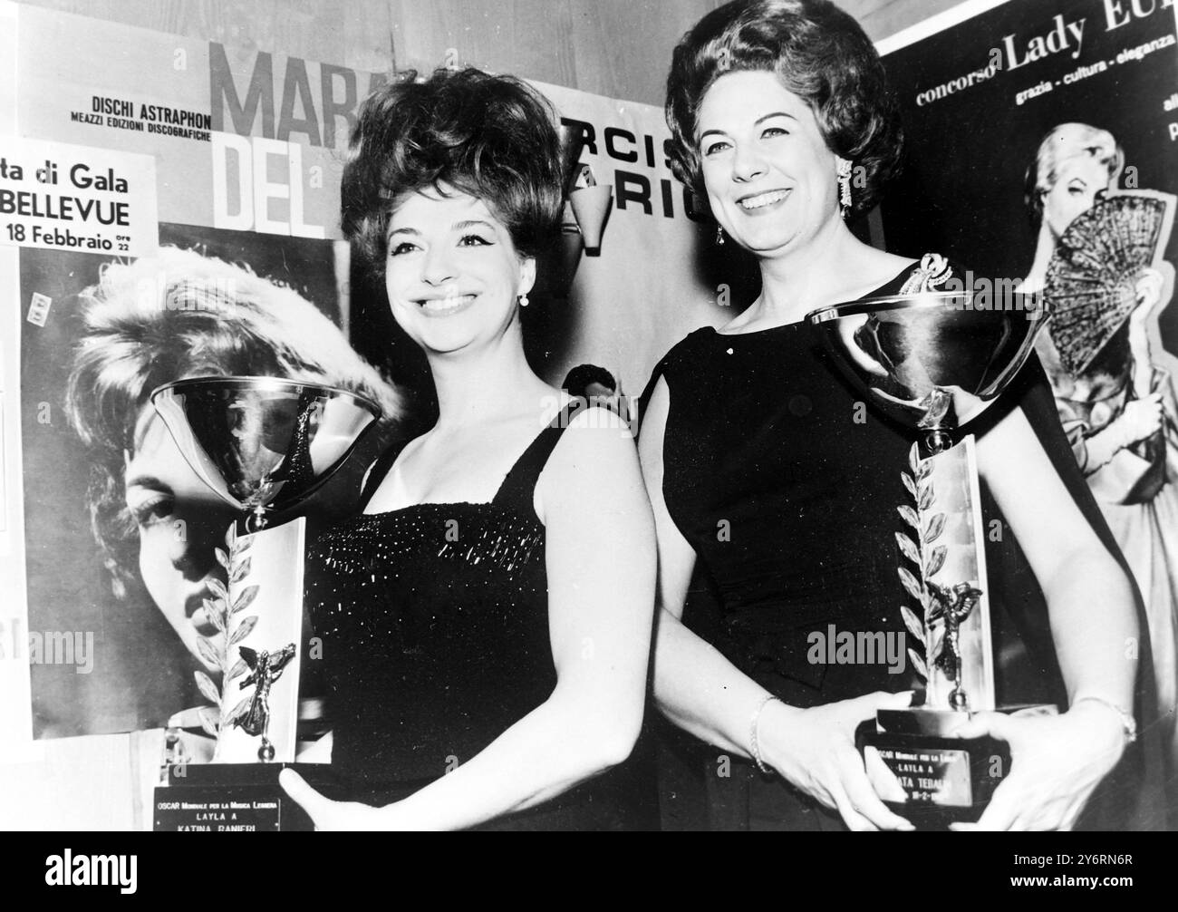 RENATA TEBALDI AND KATINA RANIERI / 27 FEBRUARY 1962 Stock Photo - Alamy