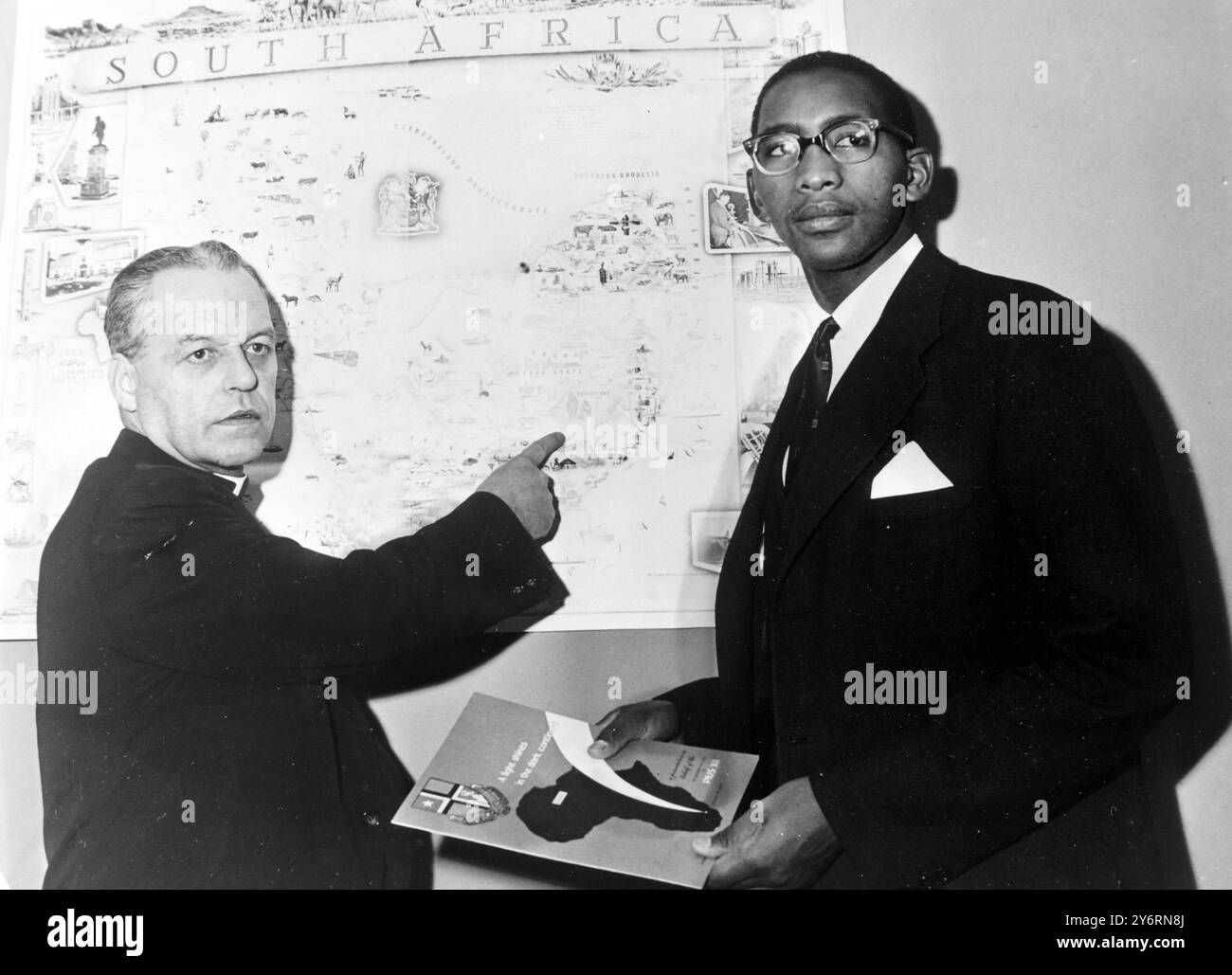 FATHER ROMEO GUILBEAULT WITH MOSHOESHOE II IN NEW YORK / 28 FEBRUARY ...