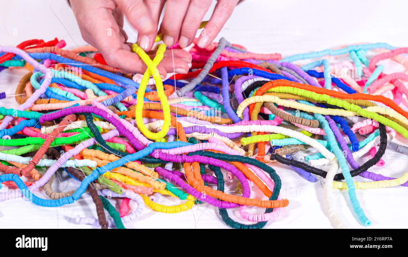 Crafty Clay Bead Assortment Stock Photo - Alamy