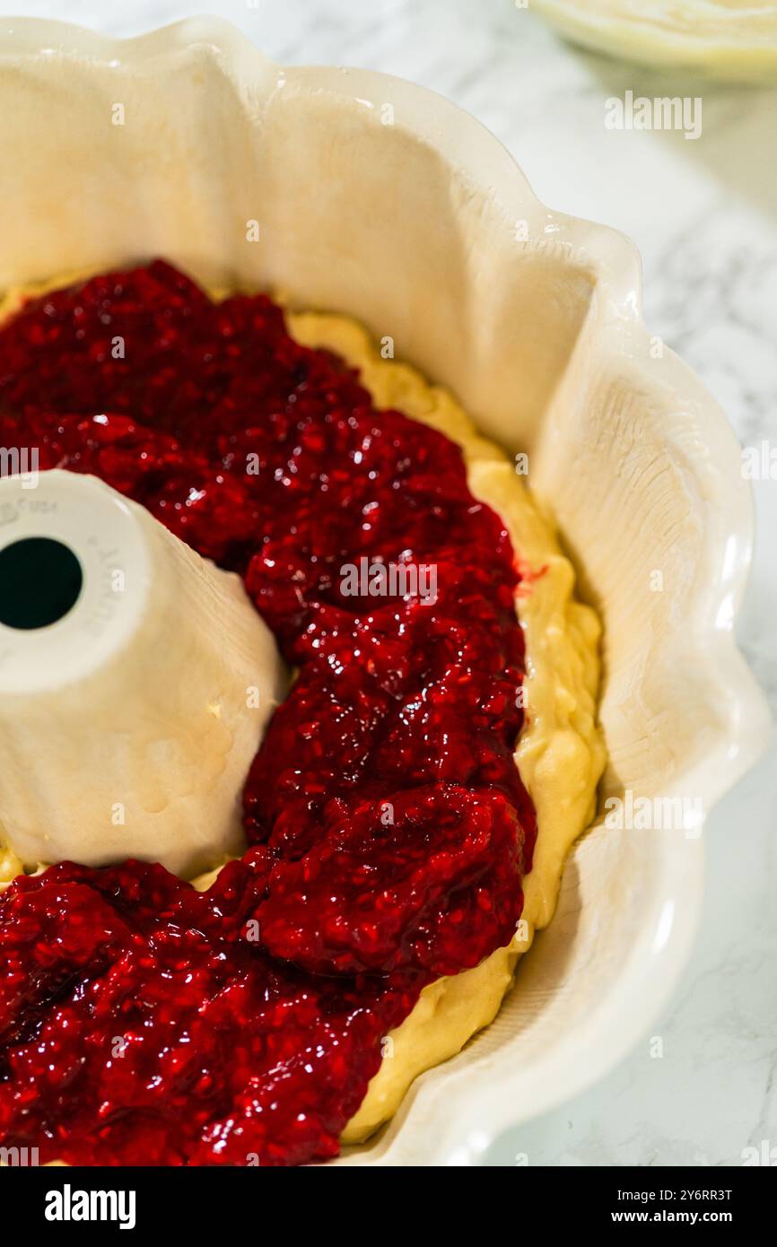 Filling and Flavor - Bundt Cake Delights Await Stock Photo - Alamy