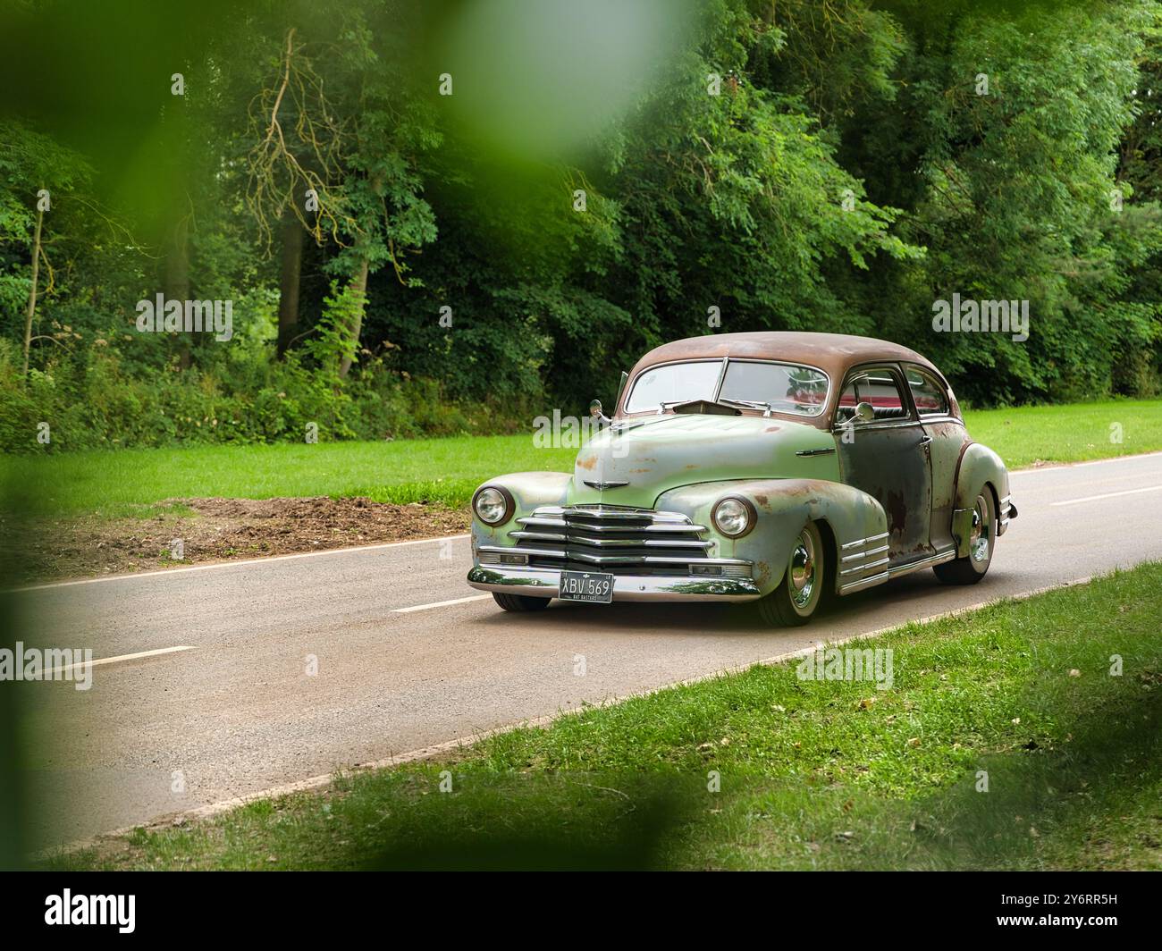 1948 Chevrolet Fleetliner rat rod coupe Stock Photo - Alamy