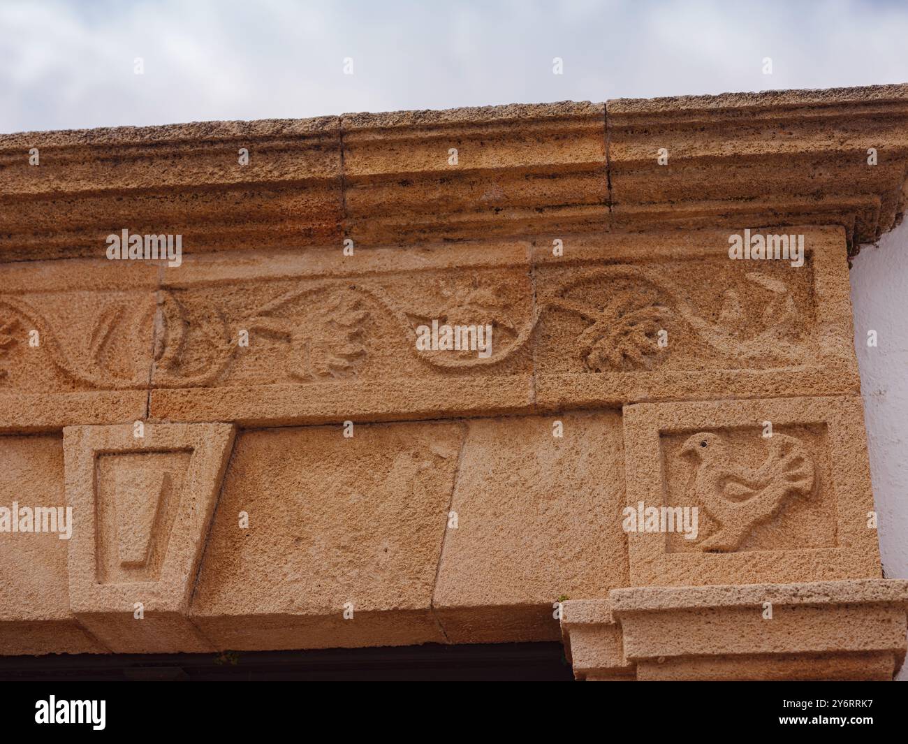 travel to city of Lindos on island of Rhodes, Greece. Details of ...