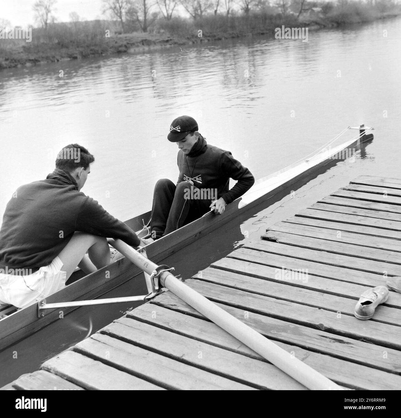 CHRISTOPHER STRONG IN TRAINING / 19 FEBRUARY 1962 Stock Photo - Alamy