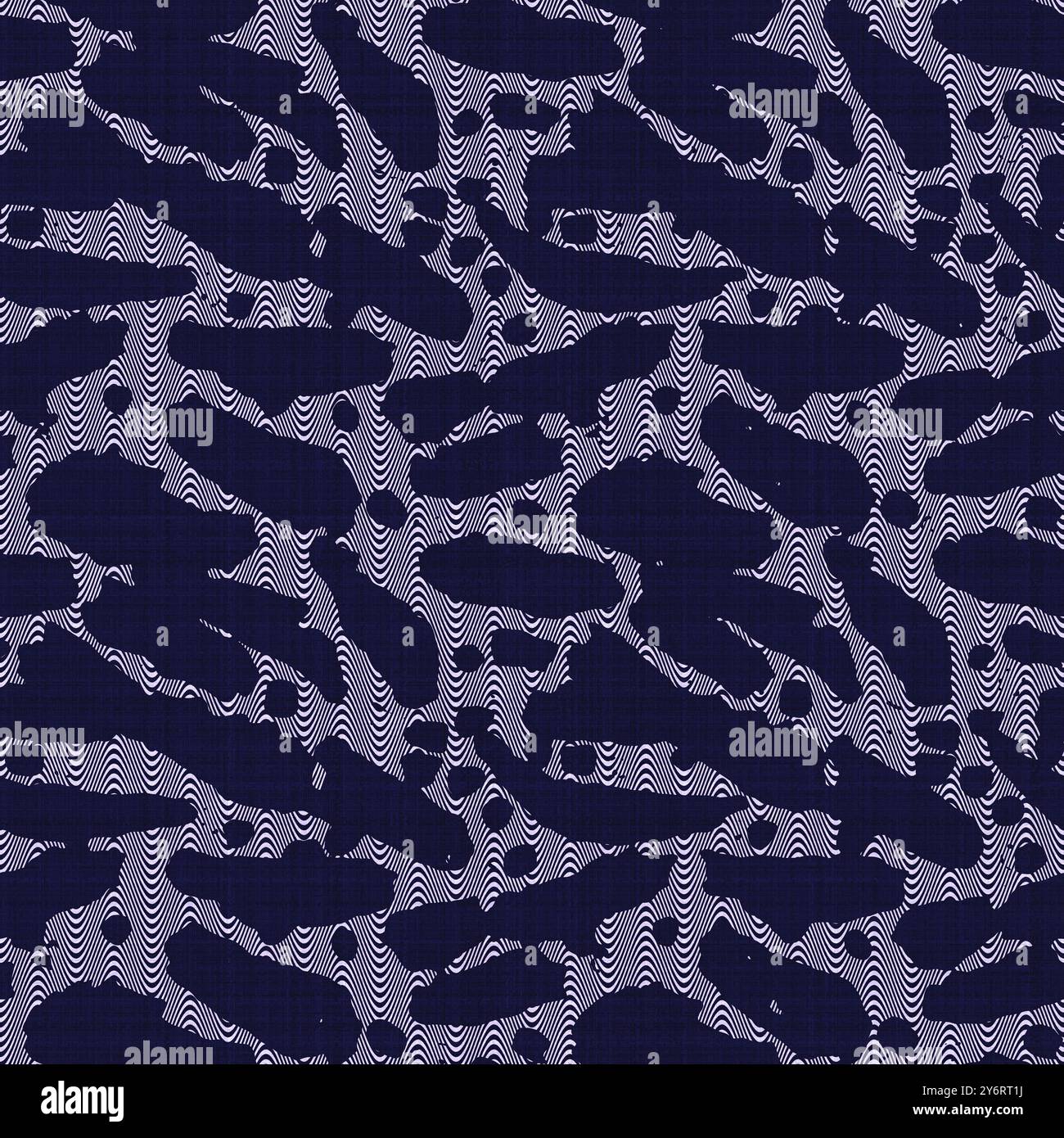 Dark purple camouflage flecked effect abstract seamless pattern ...
