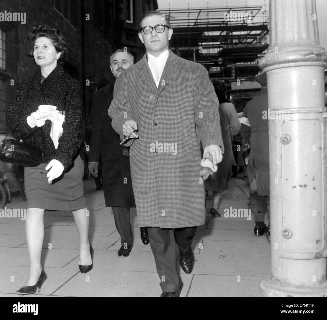LAW & ORDER Mr Michael Sherrard (right) pictured with his wife Mrs ...