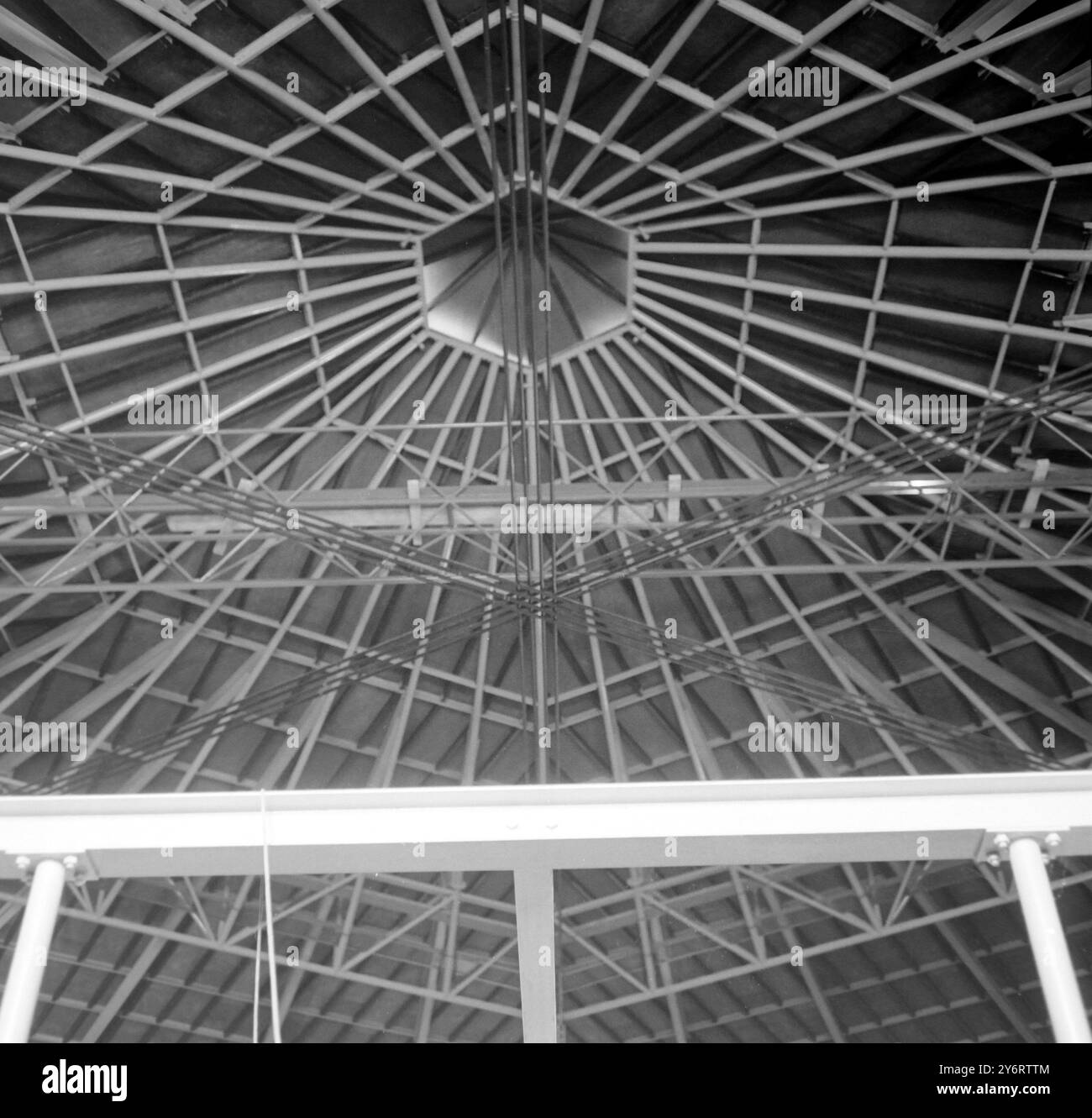THEATRE CHICHESTER CANTILEVERED ROOF THEATRE 15 FEBRUARY 1962 Stock ...