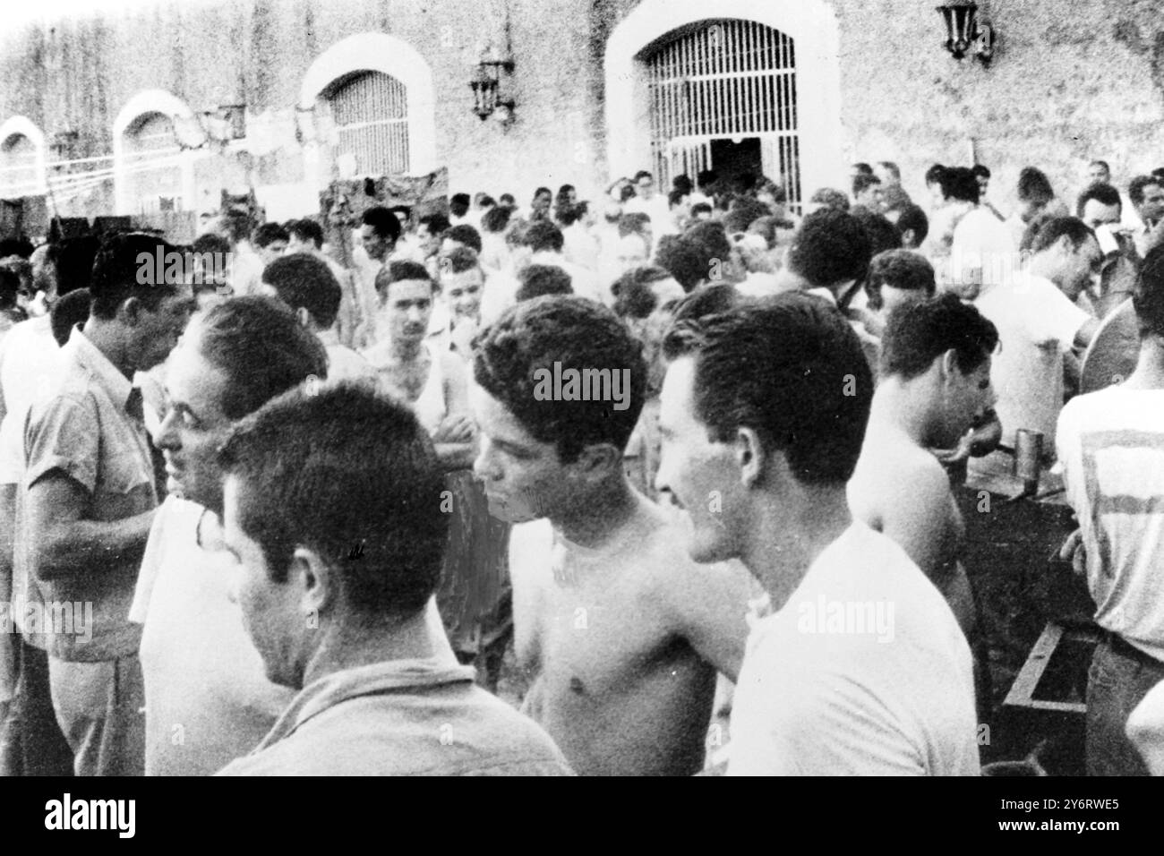INSIDE THE CASTRO PRISON IN HAVANA 13 FEBRUARY 1962 Stock Photo - Alamy