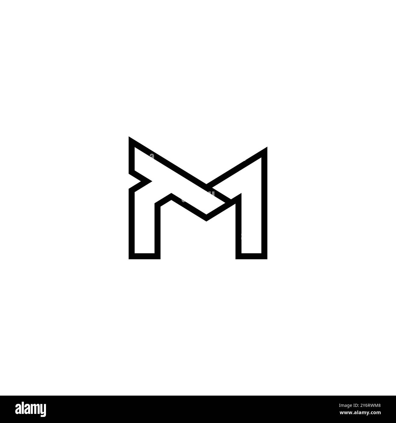 Alphabet Initials logo TM, MT, T and M Stock Vector Image & Art - Alamy