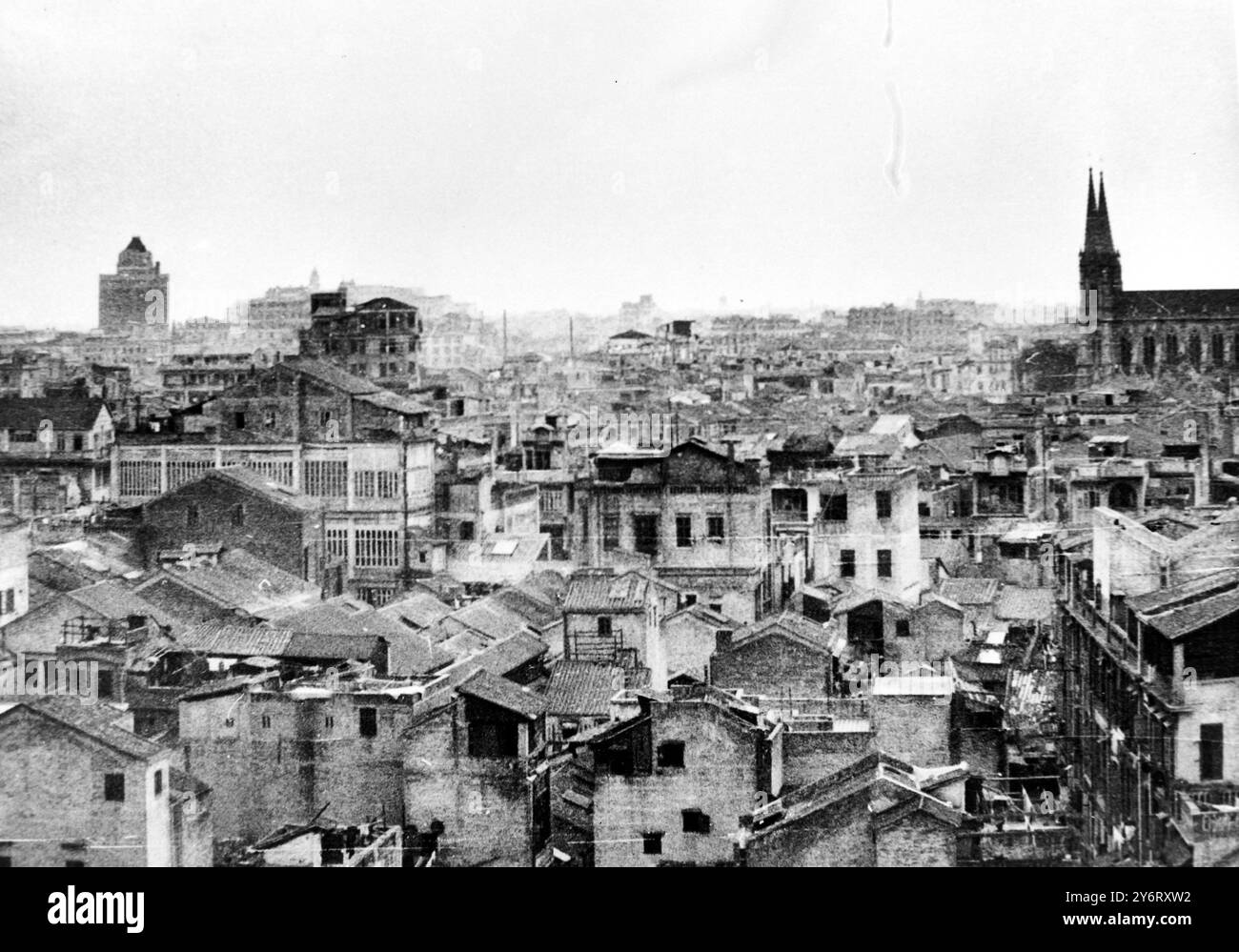 VIEWS SLUM AREAS IN COMMUNIST CHINA CANTON 7 FEBRUARY 1962 Stock Photo ...