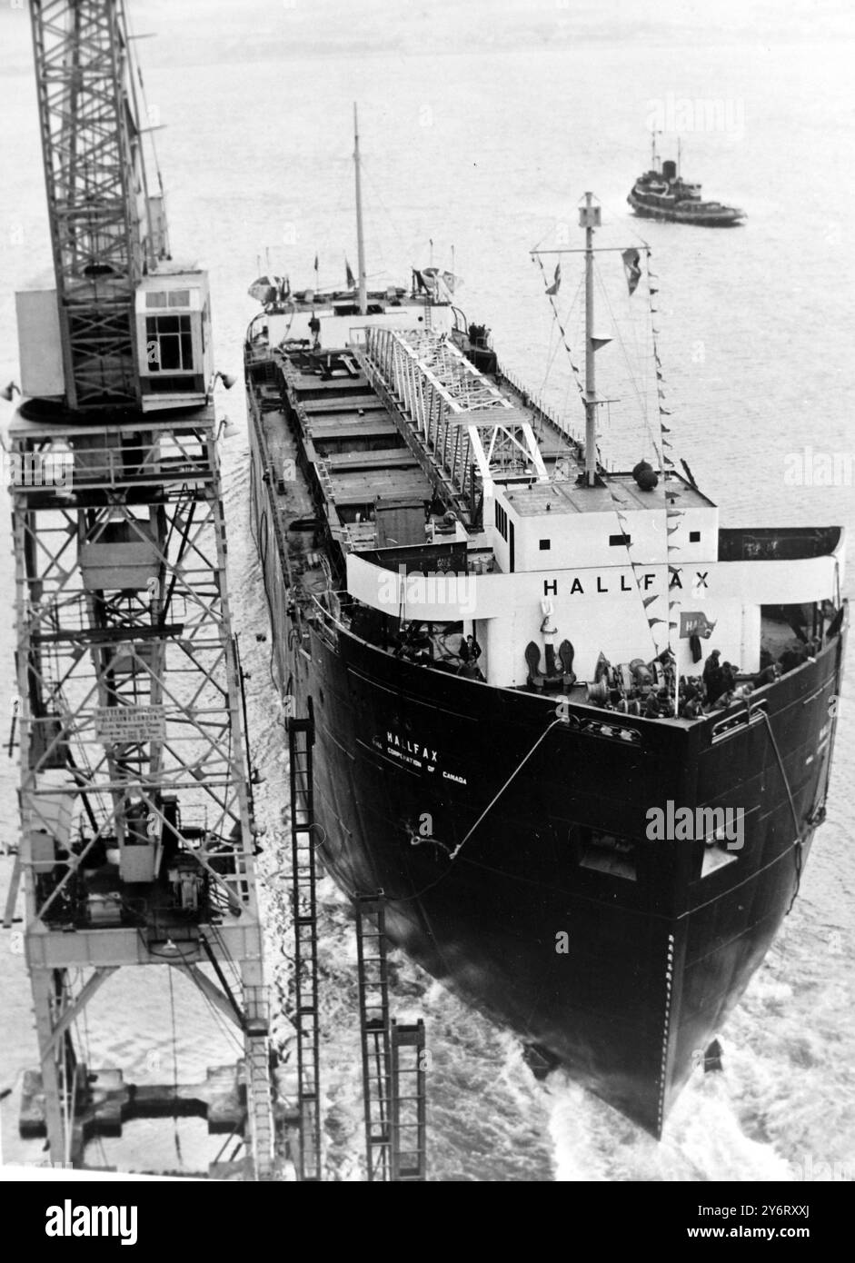 SHIP CARGO LAUNCHING CARGO SHIP HALIFAX WATER AFTER LAUNCHING 8 ...