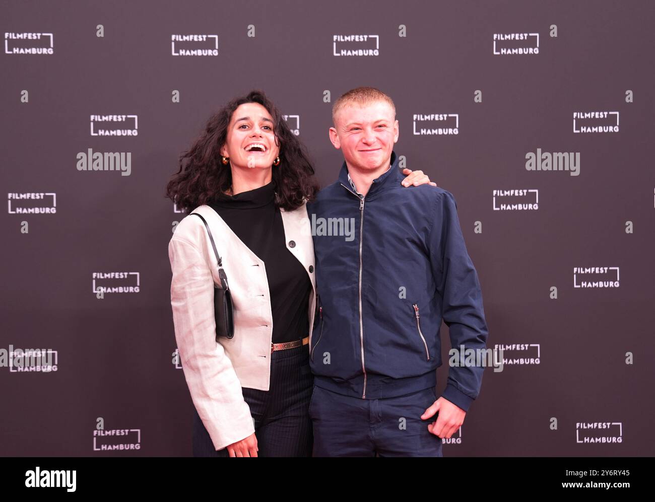 26 September 2024, Hamburg: Louise Courvoisier (l), director from ...