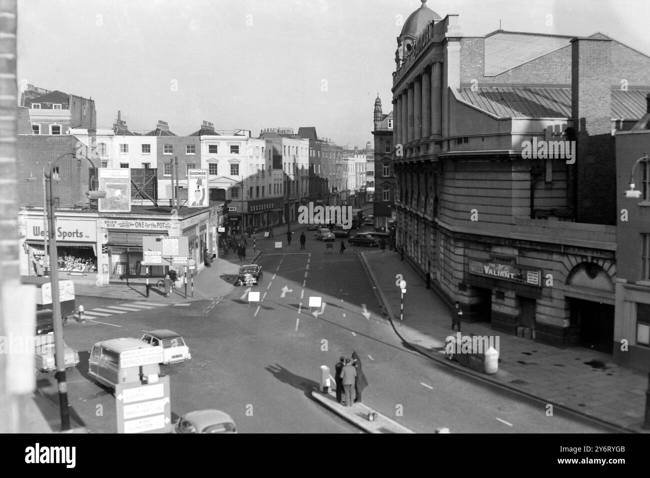 King's cross aerial london Black and White Stock Photos & Images - Alamy