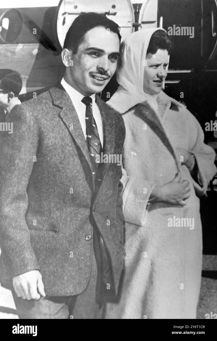King hussein and family Black and White Stock Photos & Images - Alamy