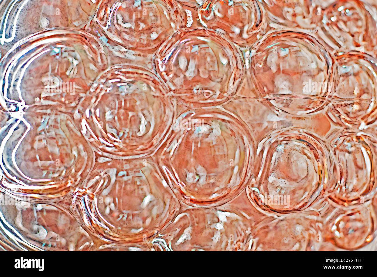 abstract glass background made of transparent circles Stock Photo - Alamy