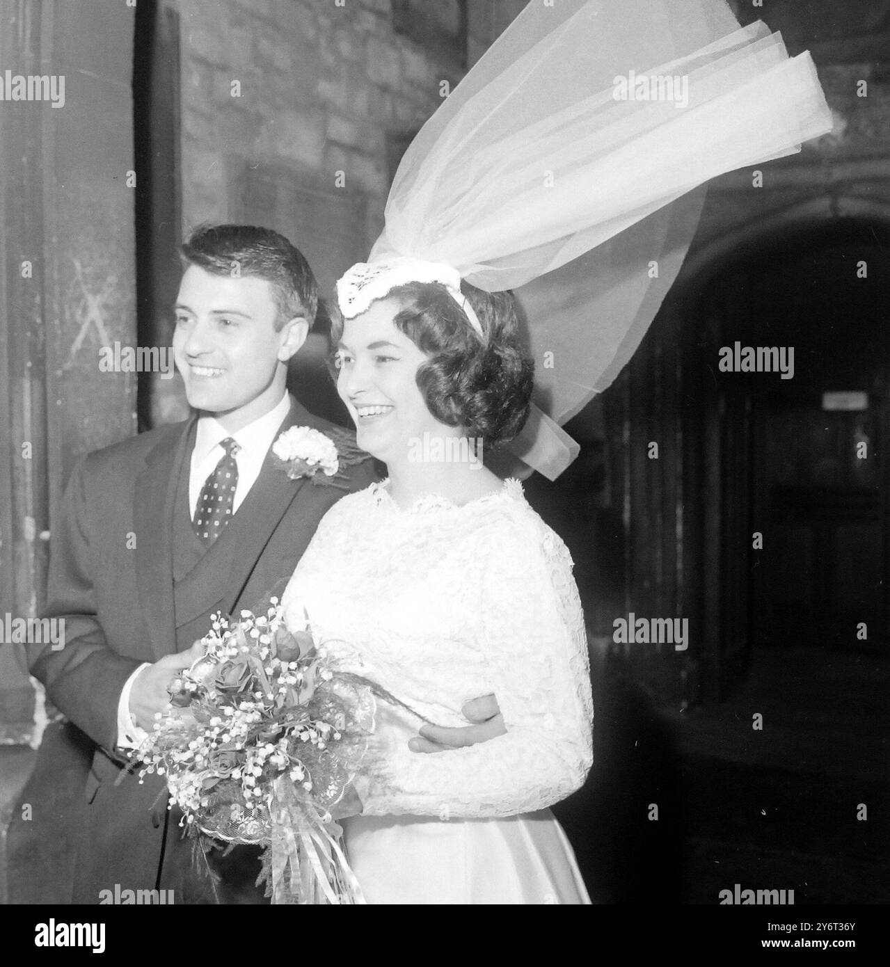HENRY ERNEST FRANKLAND WEDDING WITH ANN TERRY / 20 JANUARY 1962 Stock ...
