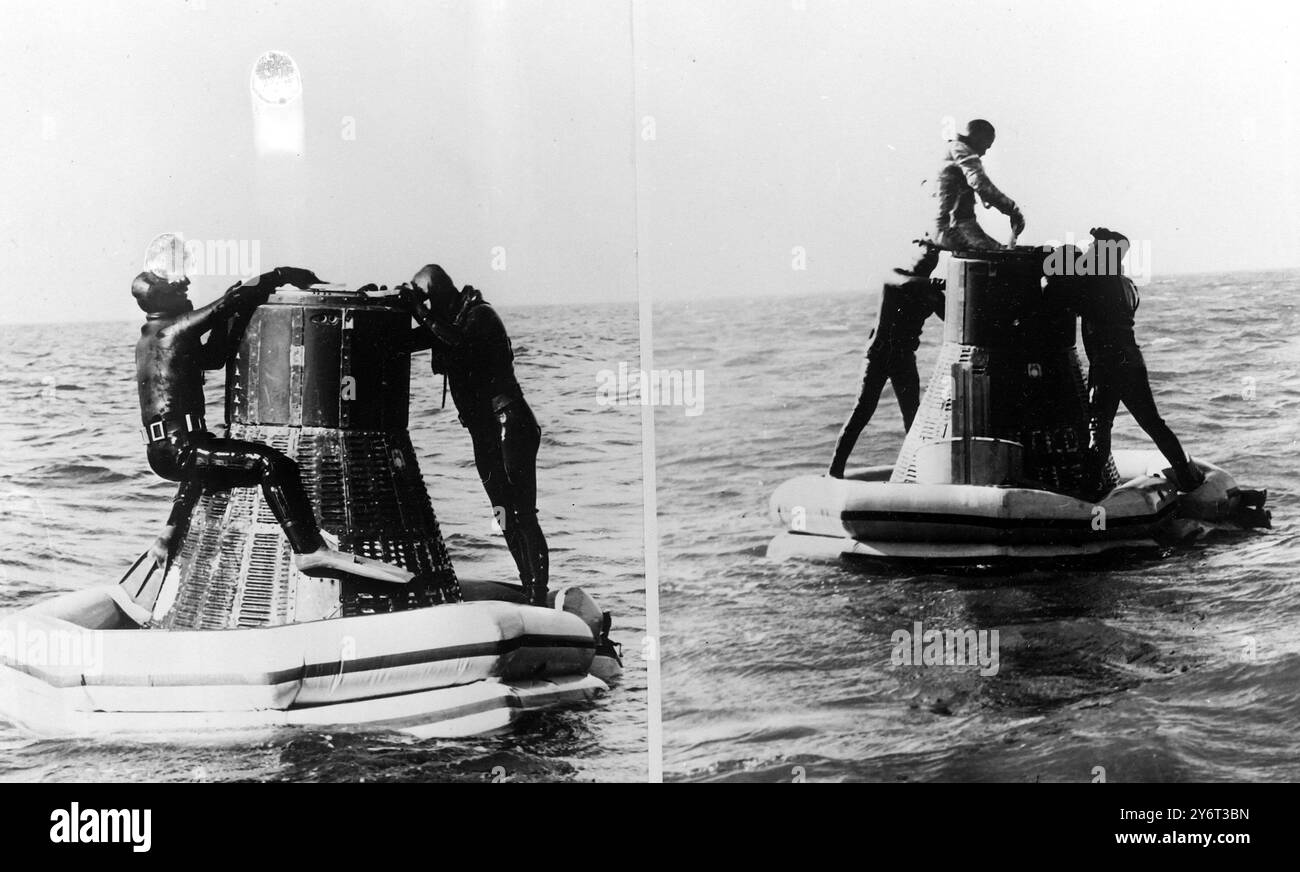 GUIDED MISSILE AND ROCKETS MERCURY ON PRACTISE FLIGHT 19 JANUARY 1962 ...