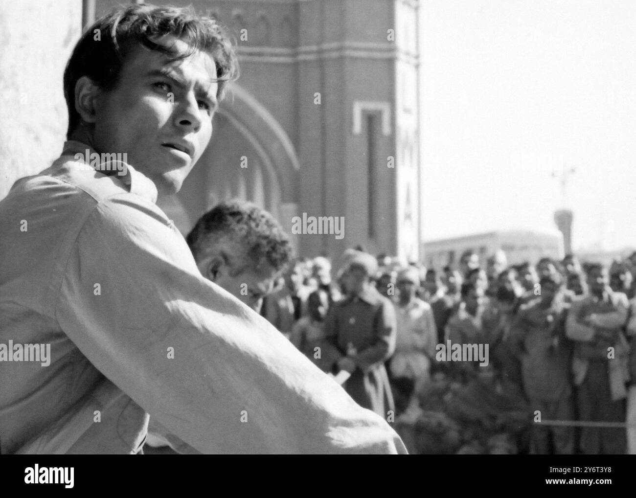 ACTOR HORST BUCHHOLZ FILM STAR IN DELHI / 16 JANUARY 1962 Stock Photo ...