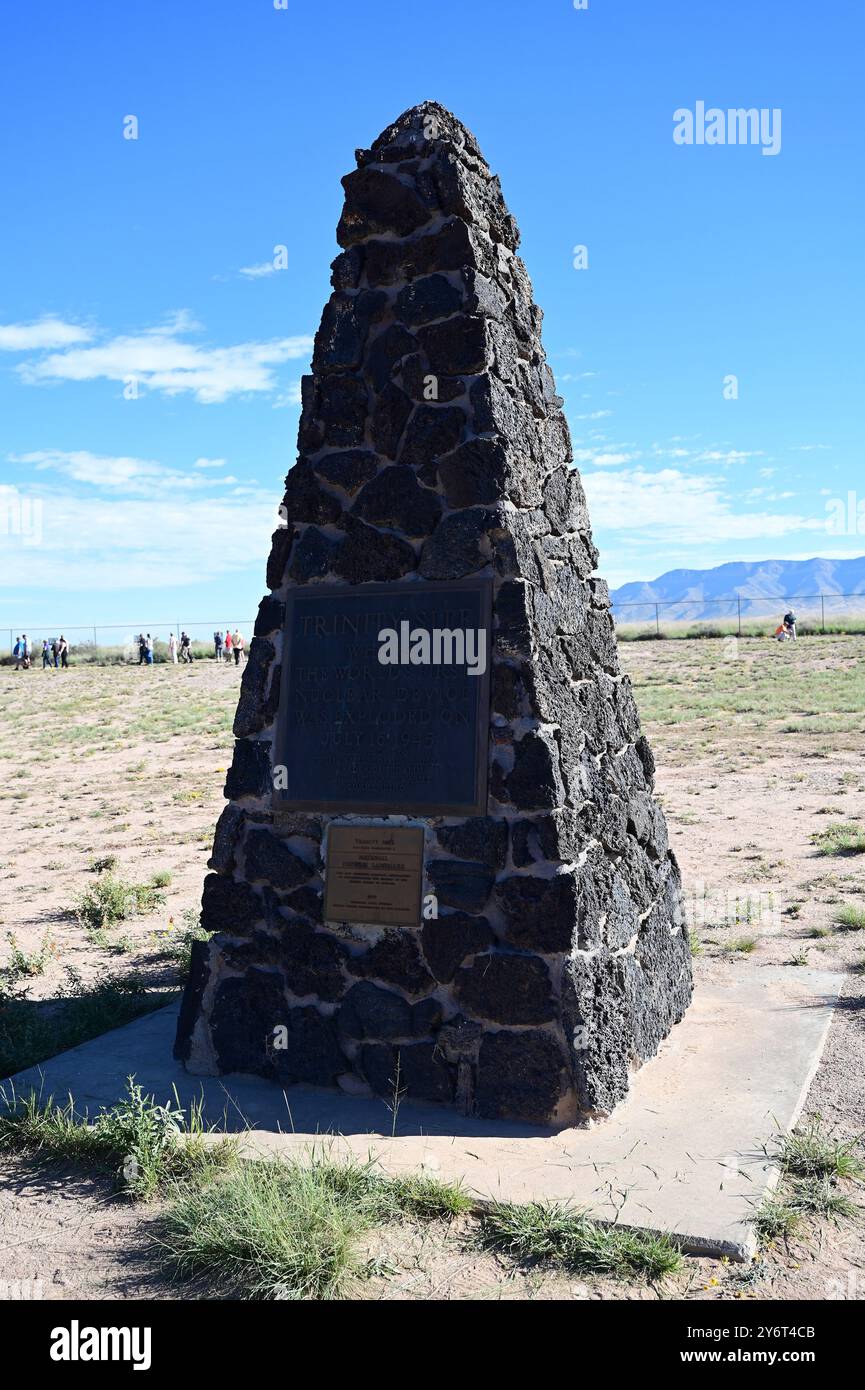 Ground Zero for First Atom Bomb Detonation, NM Stock Photo - Alamy