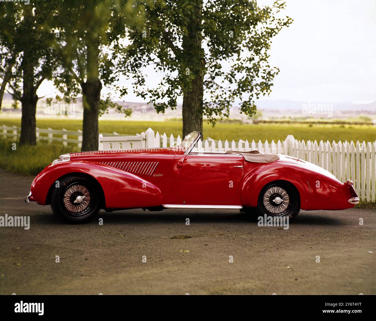 1938 Alfa Romeo Convertible Stock Photo - Alamy