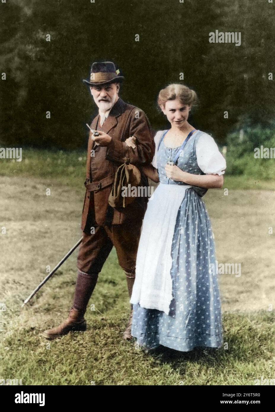 Sigmund and his daughter anna freud hi-res stock photography and images ...