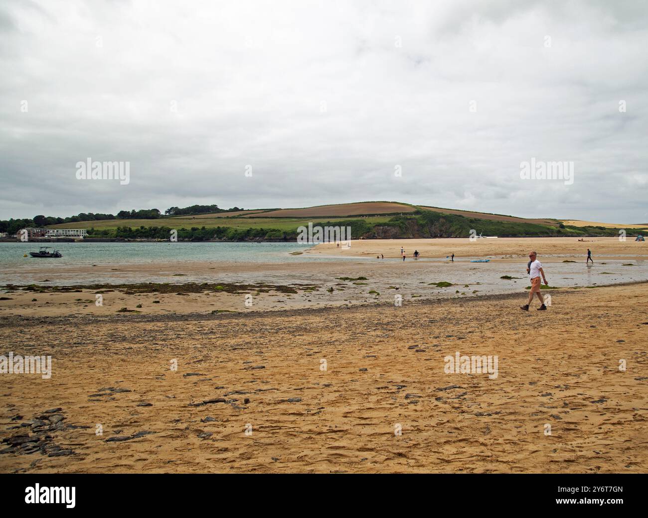 Rock, Cornwall, England, June 2024, a view of Rock beach Stock Photo ...