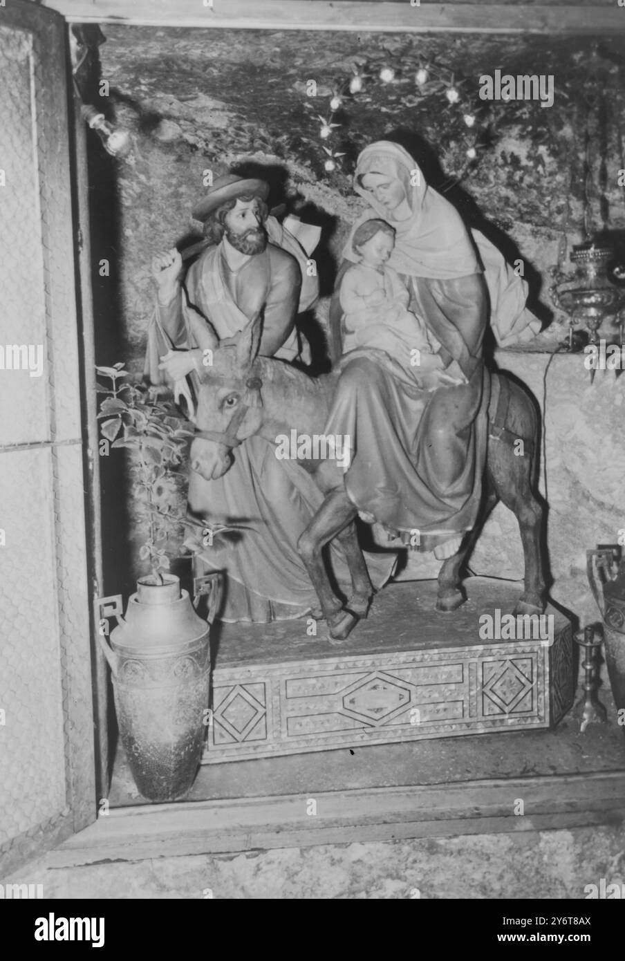NATIVITY SCENE - VIEW OF BETLEHEM 23 DECEMBER 1961 Stock Photo - Alamy