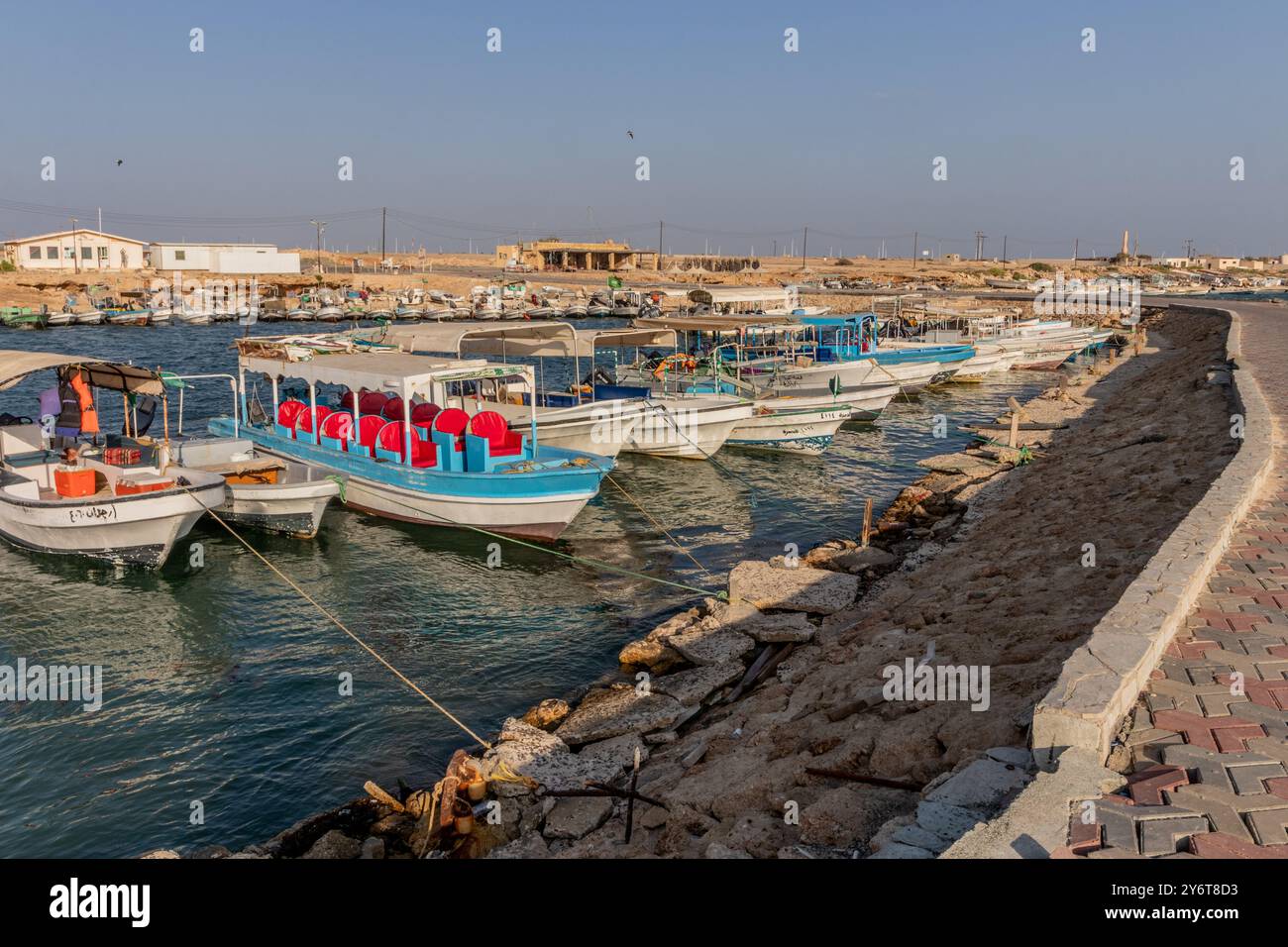 FARASAN, SAUDI ARABIA - NOVEMBER 22, 2021: Fishing port on Farasan ...