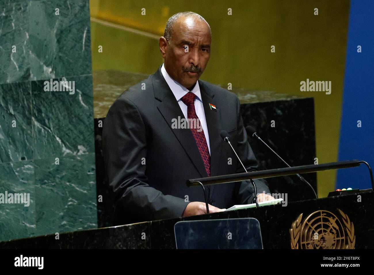 New York, United States. 26th Sep, 2024. President of the Transitional ...