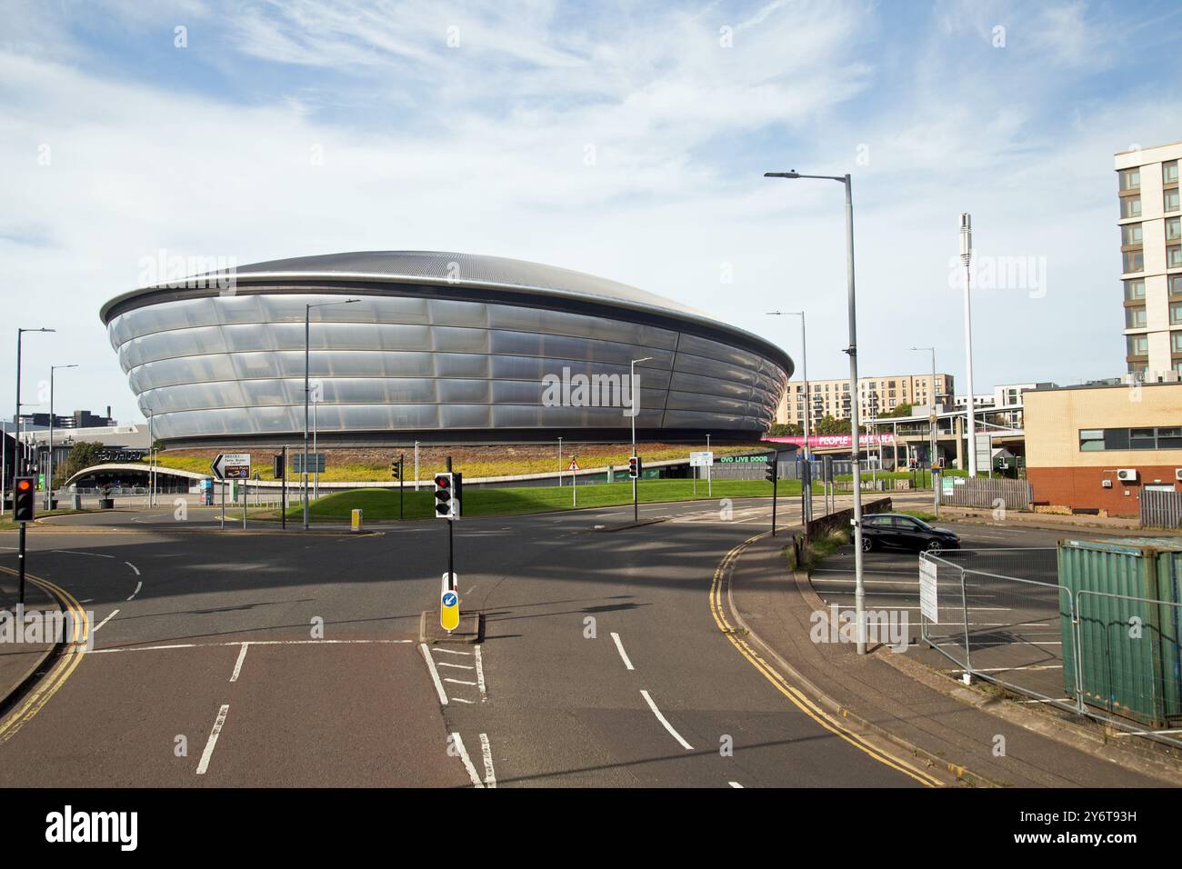 Glasgow, Scotland, September 2024, A view of the OVO Hydro multi ...