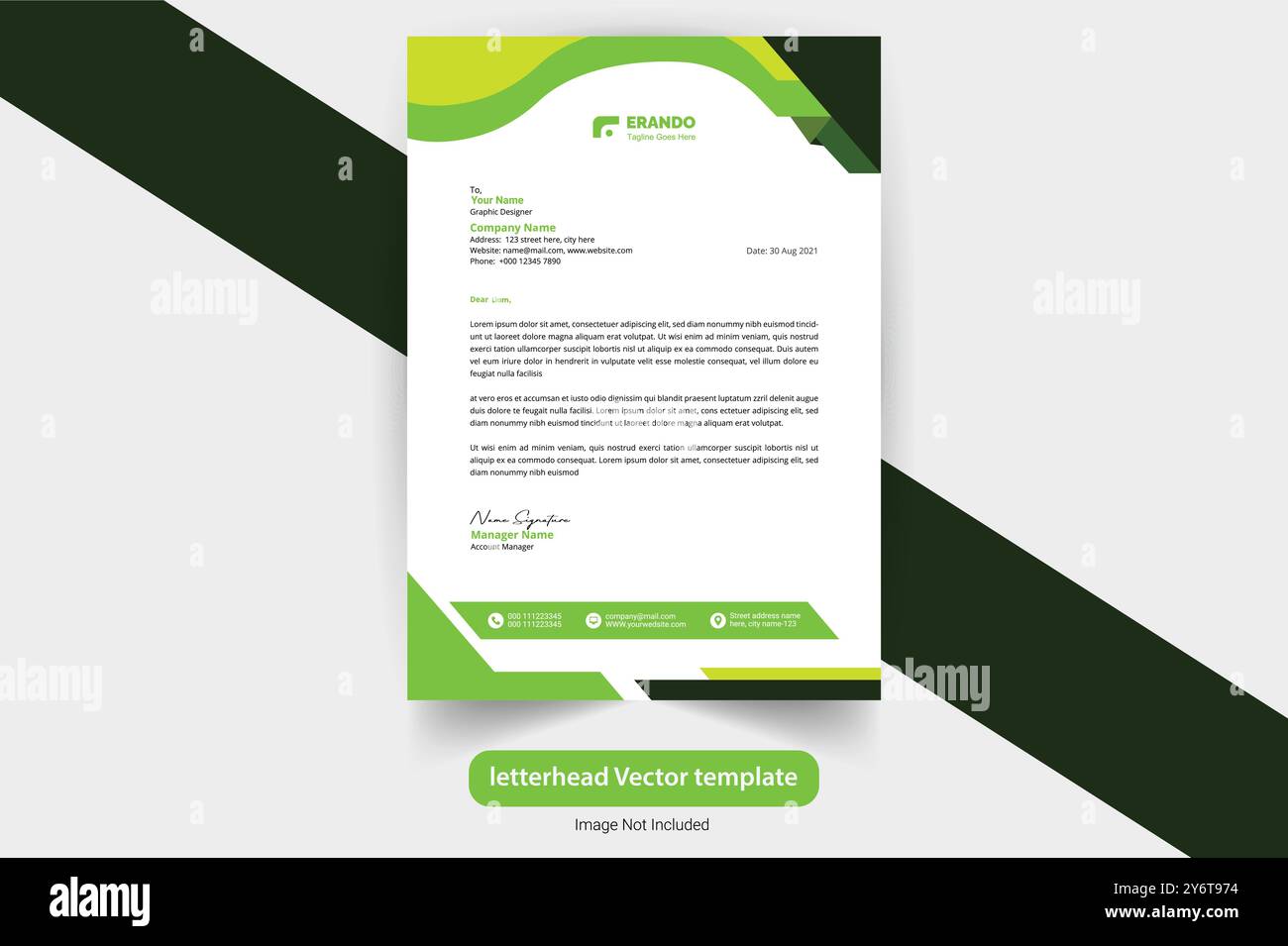 Pdf template hi-res stock photography and images - Alamy