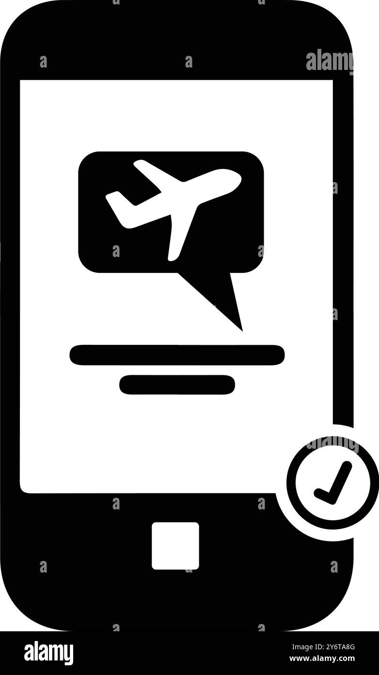 mobile, check, flight, check-in, online, mobile online flight check-in ...