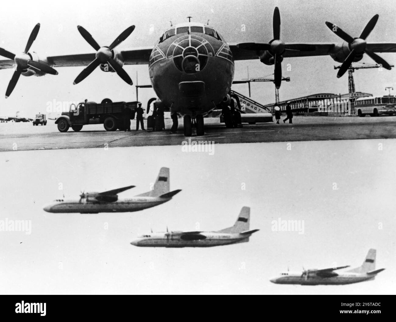 FAMOUS SOVIET AIRCRAFT DESIGNER OLEG ANTONOV 11 DECEMBER 1961 Stock ...