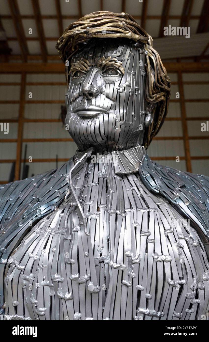 Butler, Pennsylvania, USA. 26th Sep, 2024. Titled 'Tough as Nails ...