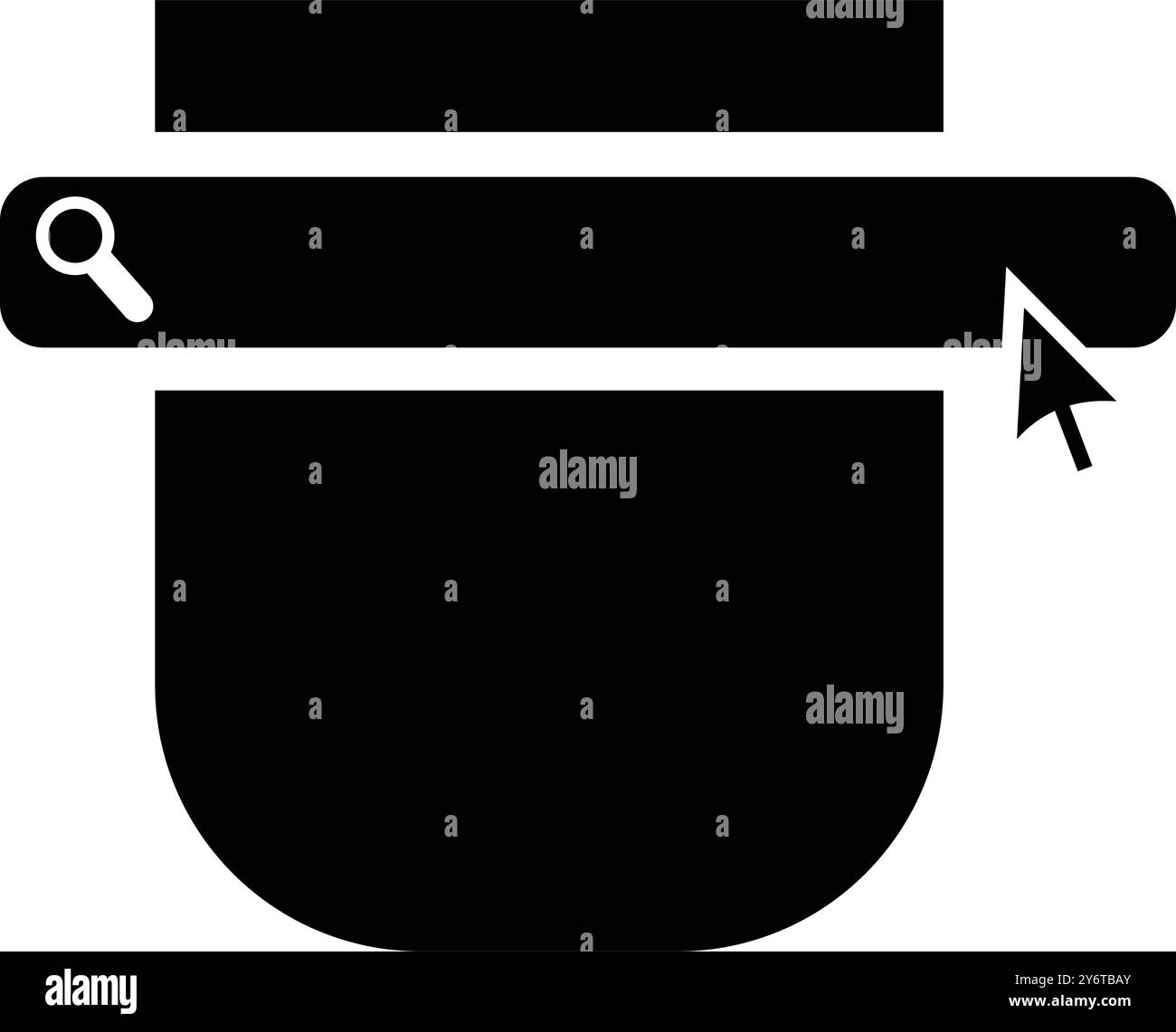 Web Menu Click Menu Nav Bar Menu Scrolling Icon Stock Vector Image And Art Alamy