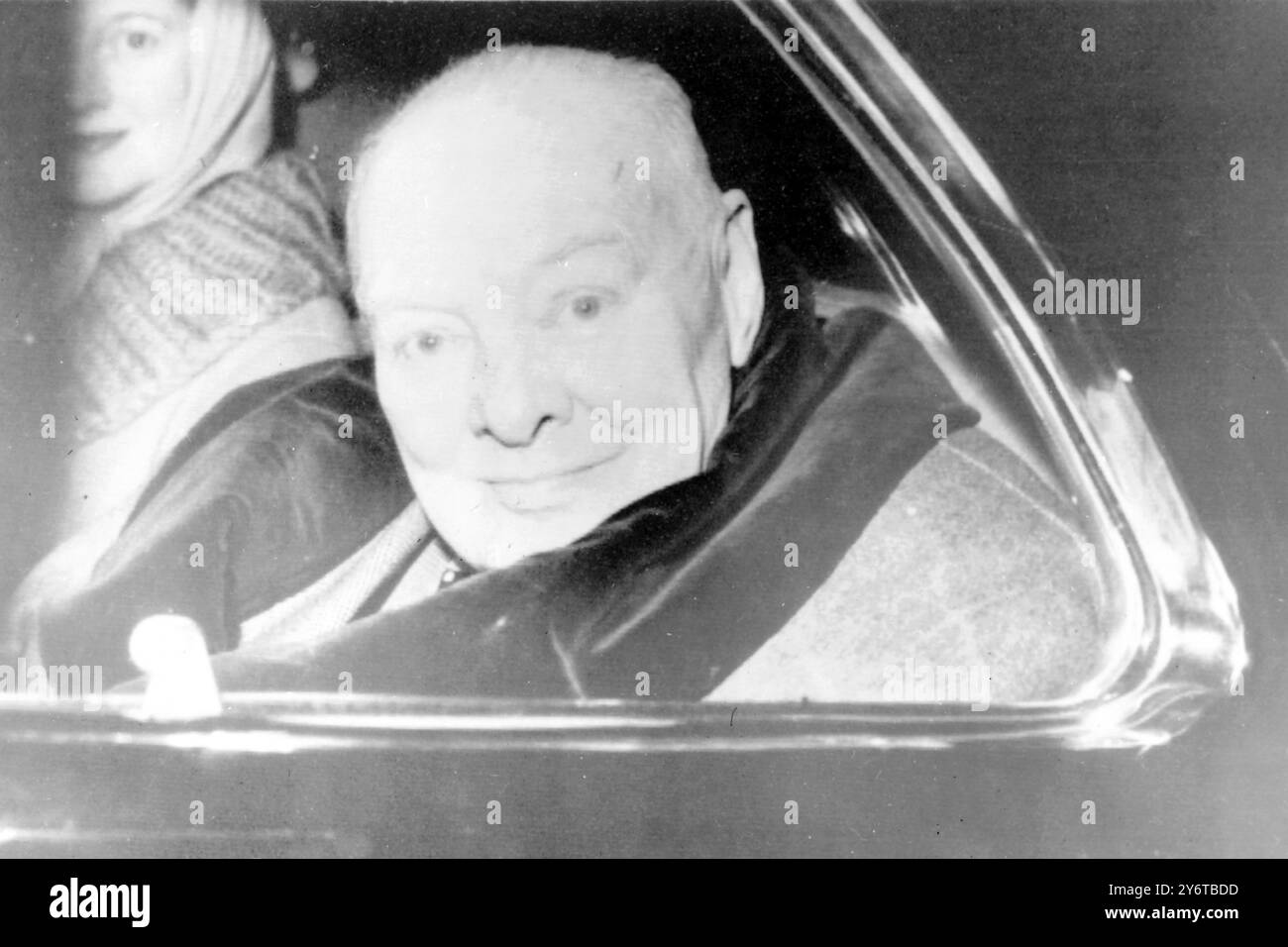 SIR WINSTON CHURCHILL IN NICE / 4 DECEMBER 1961 Stock Photo - Alamy