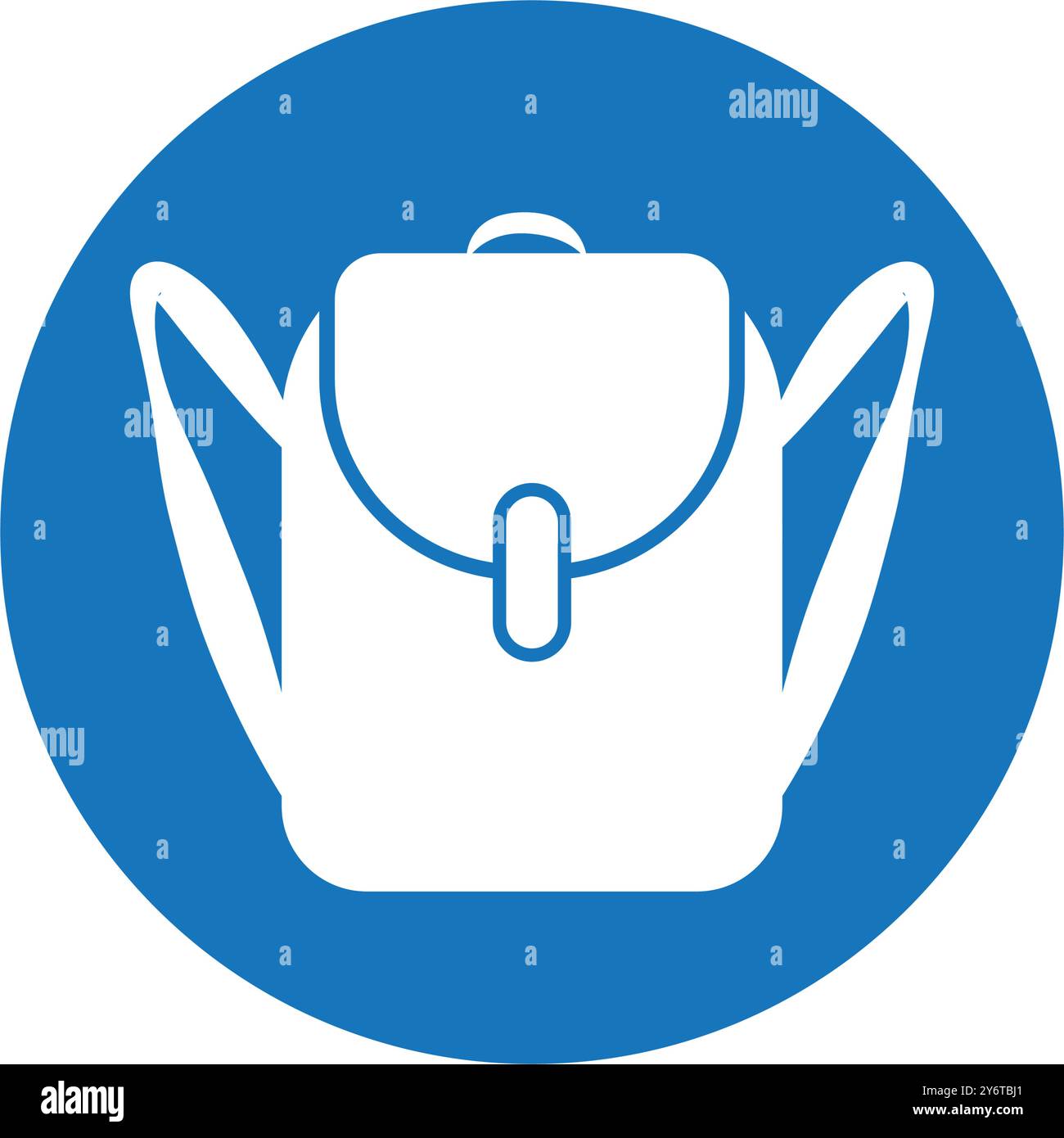 Backpack single isolated icon hi-res stock photography and images - Alamy