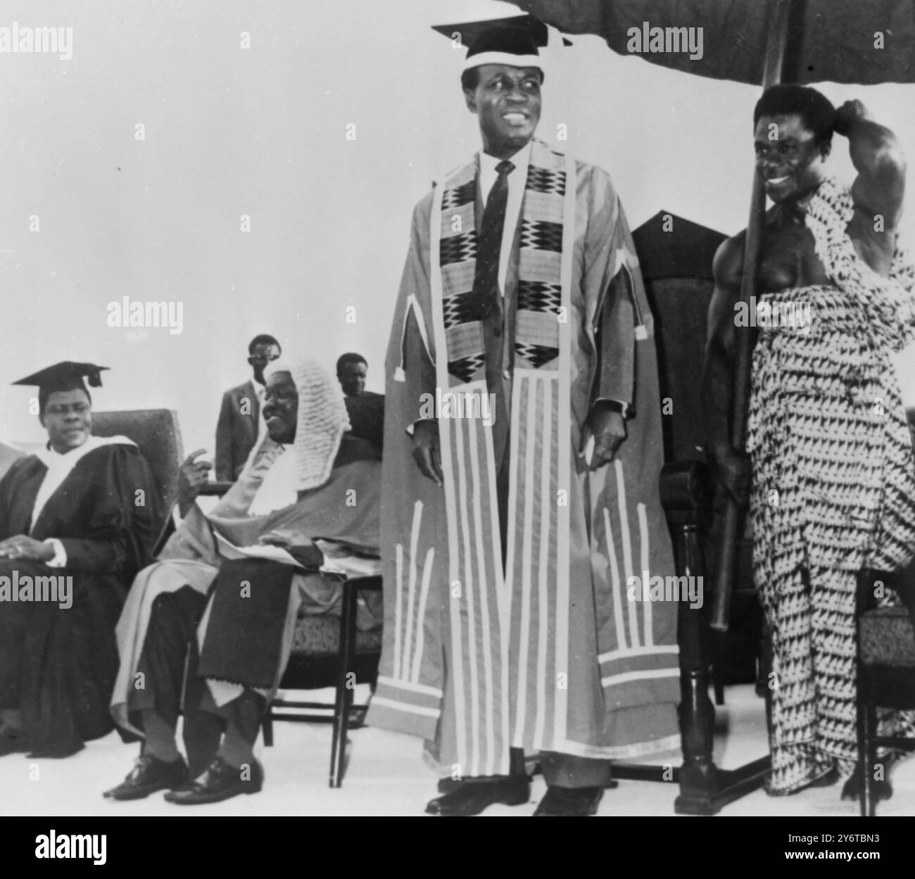 PRESIDENT OF GHANA KWAME NKRUMAH 4 DECEMBER 1961 Stock Photo - Alamy