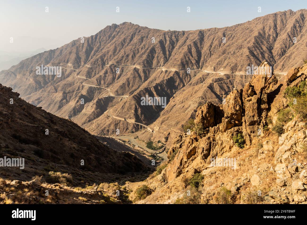 Saudi arabia mountains aerial hi-res stock photography and images - Alamy