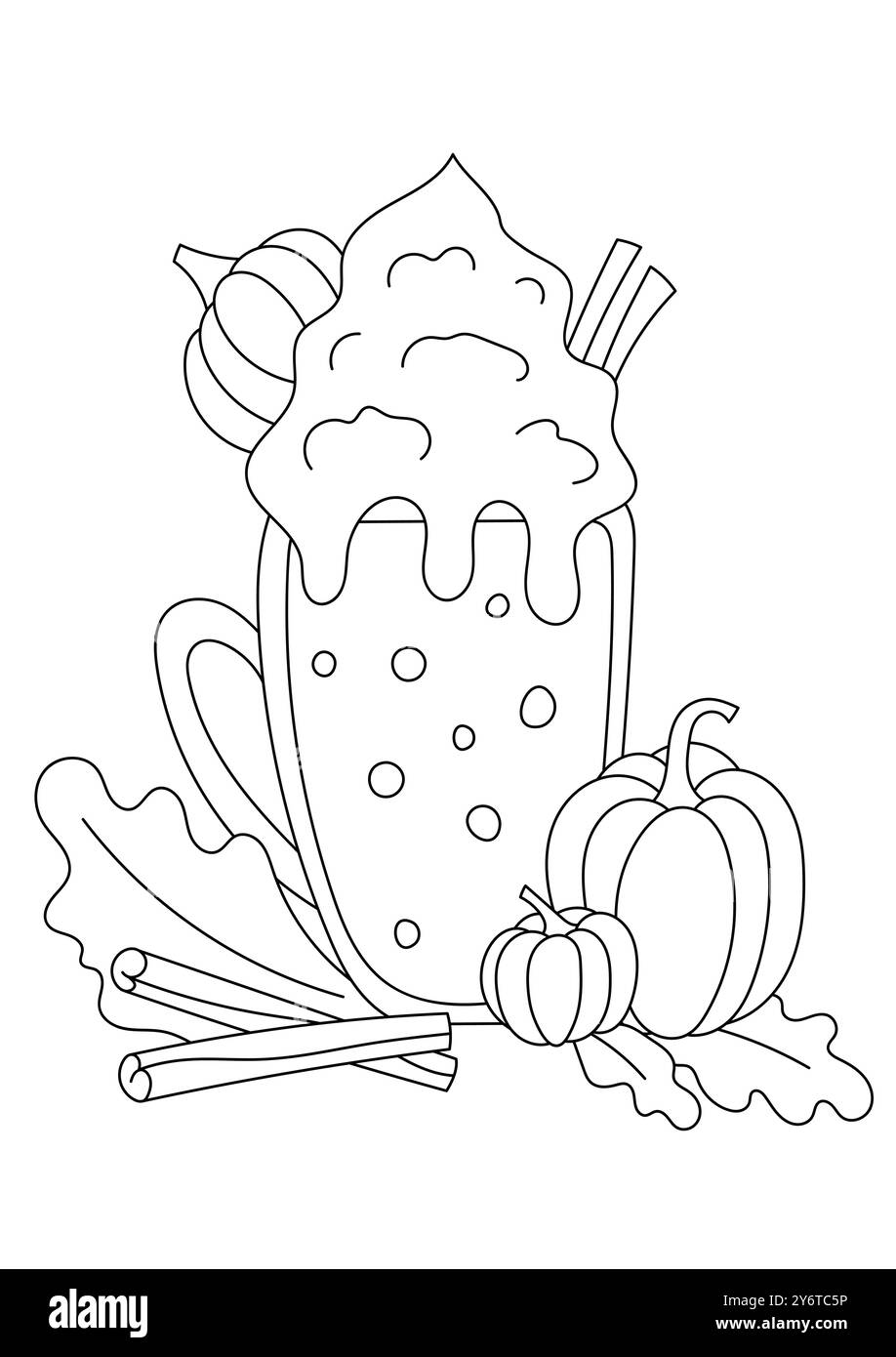 Person Coloring An Illustration Of Cartoon Halloween-Themed Pumpkin ...