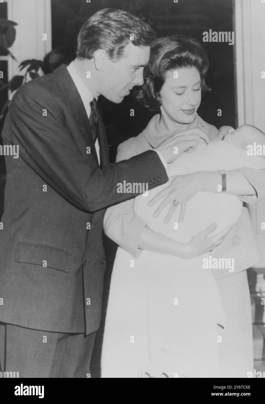 PRINCESS MARGARET ROSE WITH HUSBAND ANTONY ARMSTRONG JONES AND NEW BORN ...