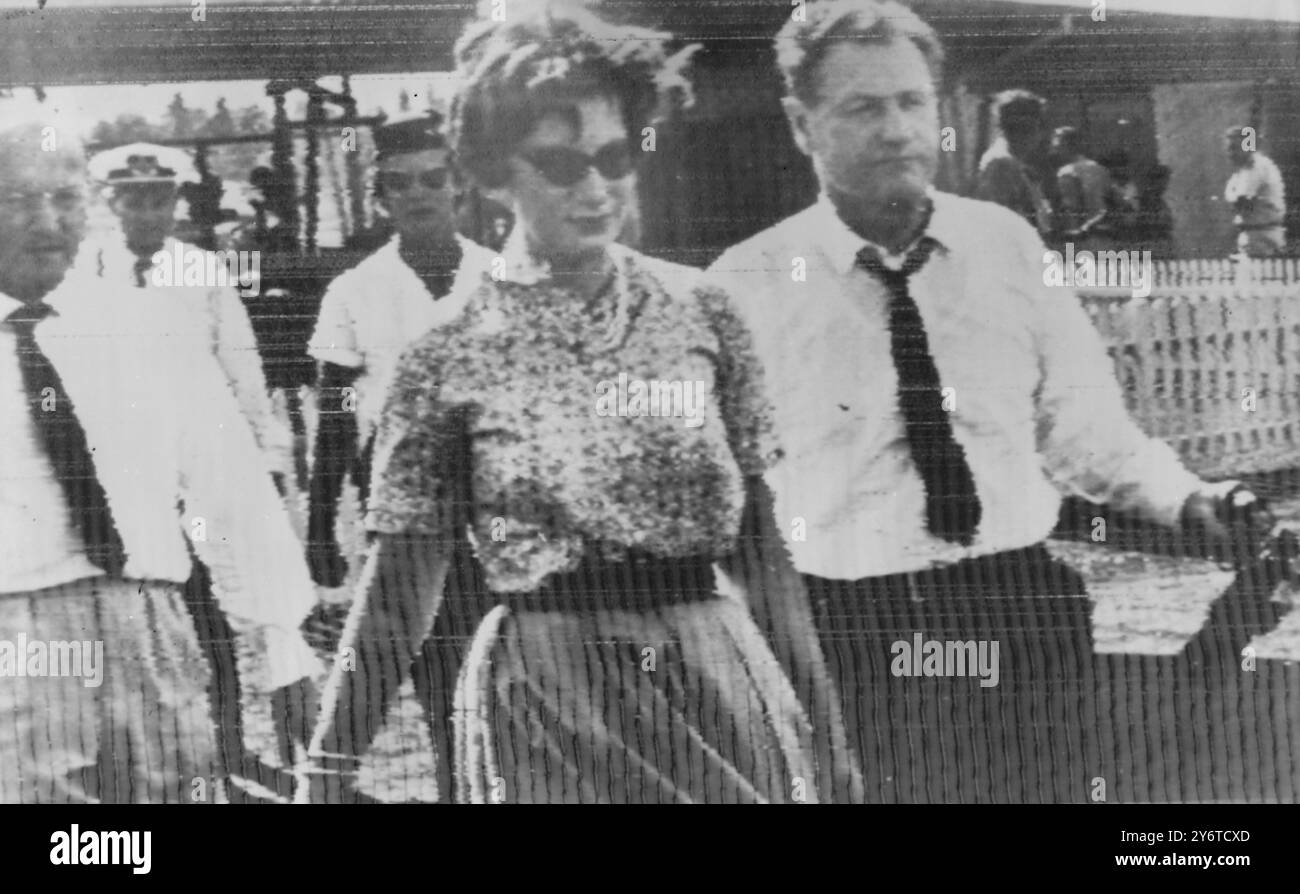 NELSON ROCKEFELLER WITH DAUGHTER MARY STRAWBRIDGE IN SEARCH OF SON ...