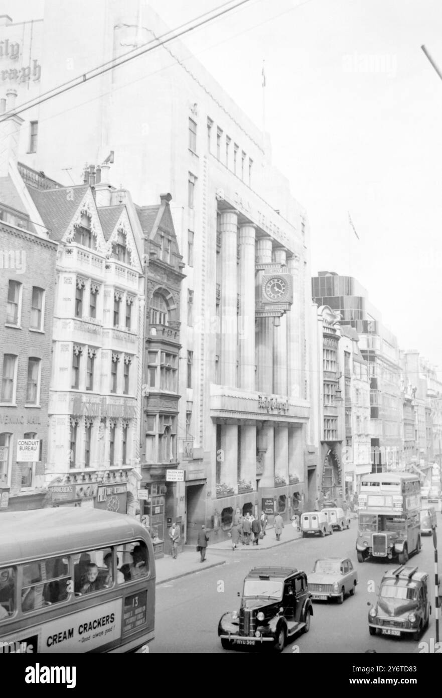 FLEET STREET DAILY TELEGRAPH BUILDING LONDON 22 NOVEMBER 1961 Stock ...