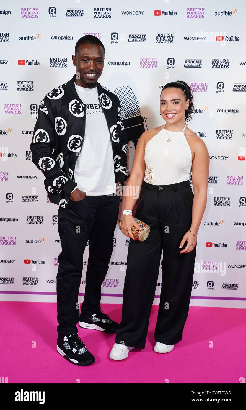 Zak Khalil and Jules Rowan attend the British Podcast Awards 2024 at ...