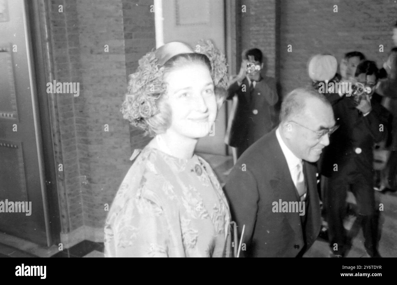 PRINCESS ALEXANDRA IN TOKYO, JAPAN 17 NOVEMBER 1961 Stock Photo - Alamy
