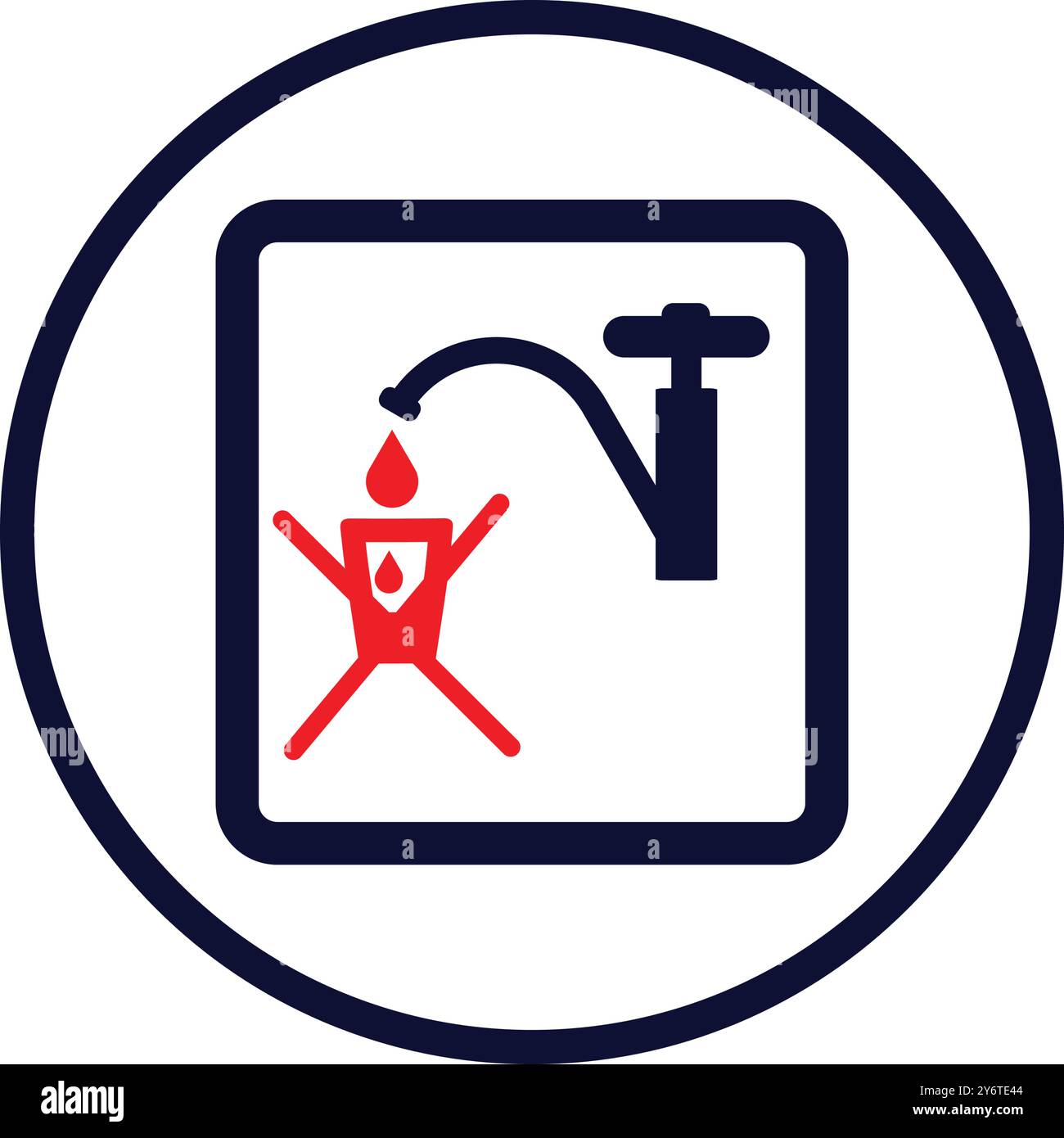 no drinking water, water, tap, water tap, not drinking water sign icon ...