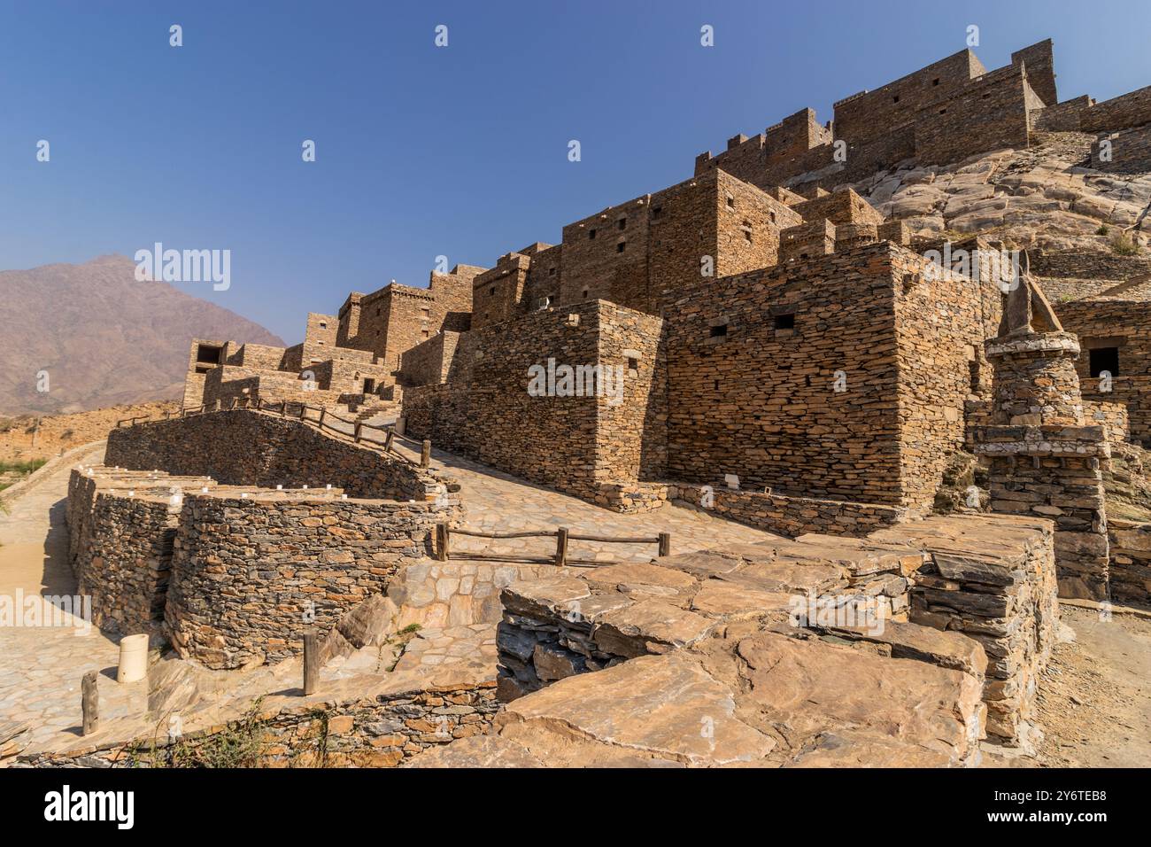 Ancient Thee Ain ( Dhi Ayn) village, Saudi Arabia Stock Photo - Alamy