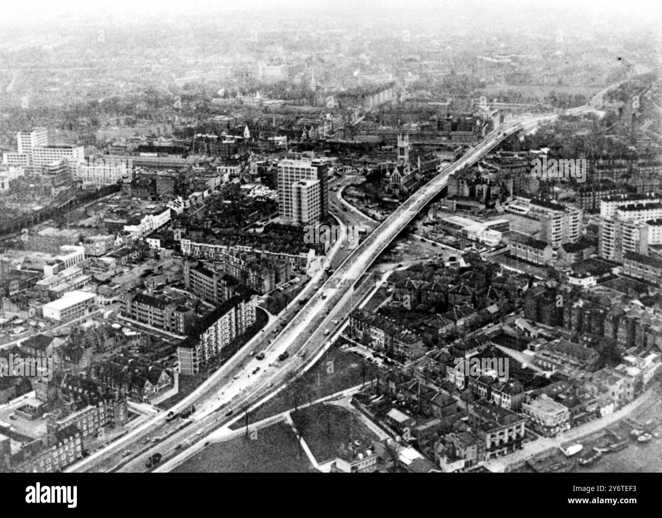 Aerial hammersmith london Black and White Stock Photos & Images - Alamy