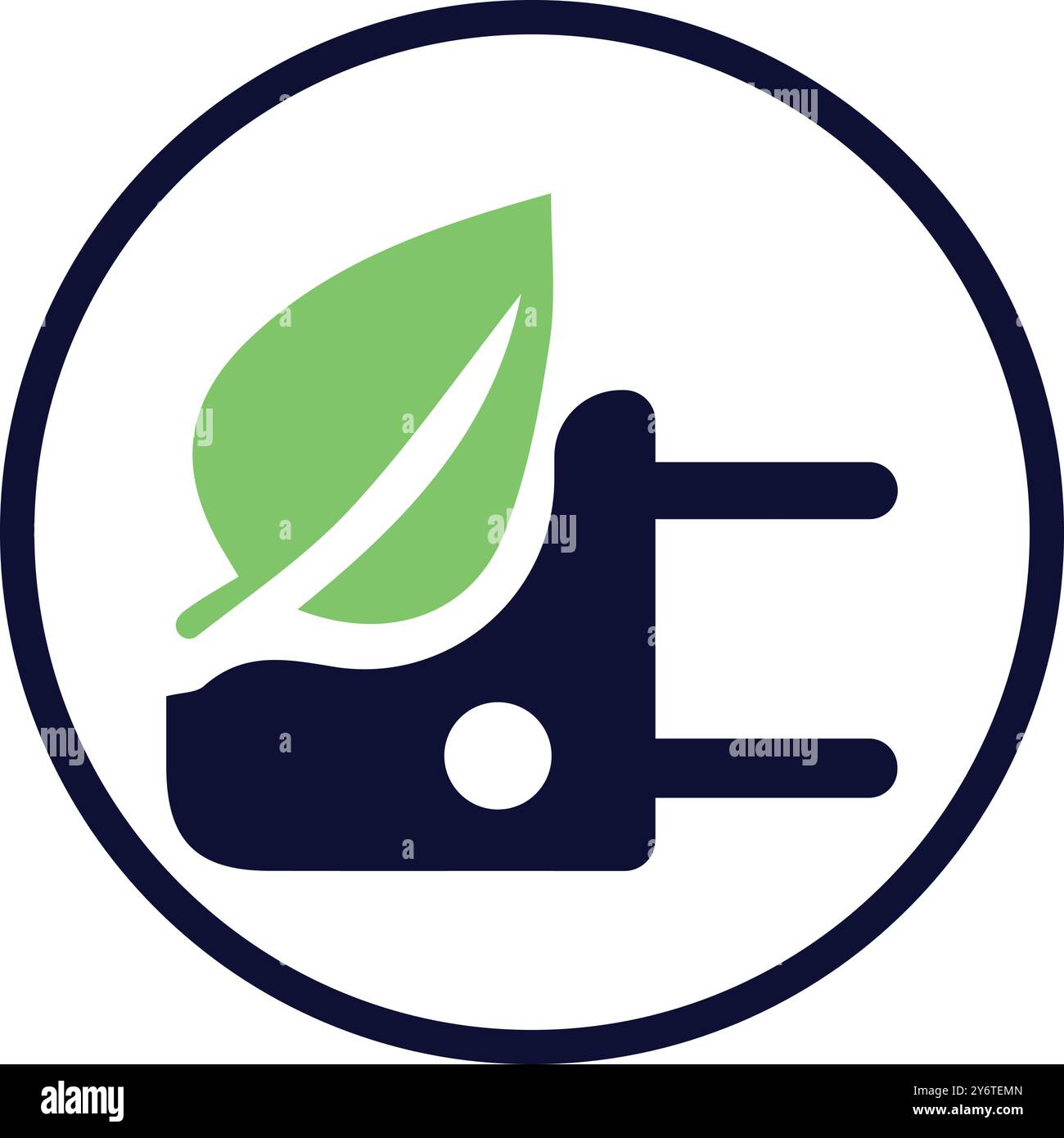 plug, leaf, plant, tree, eco plug, plug with leaf icon Stock Vector ...